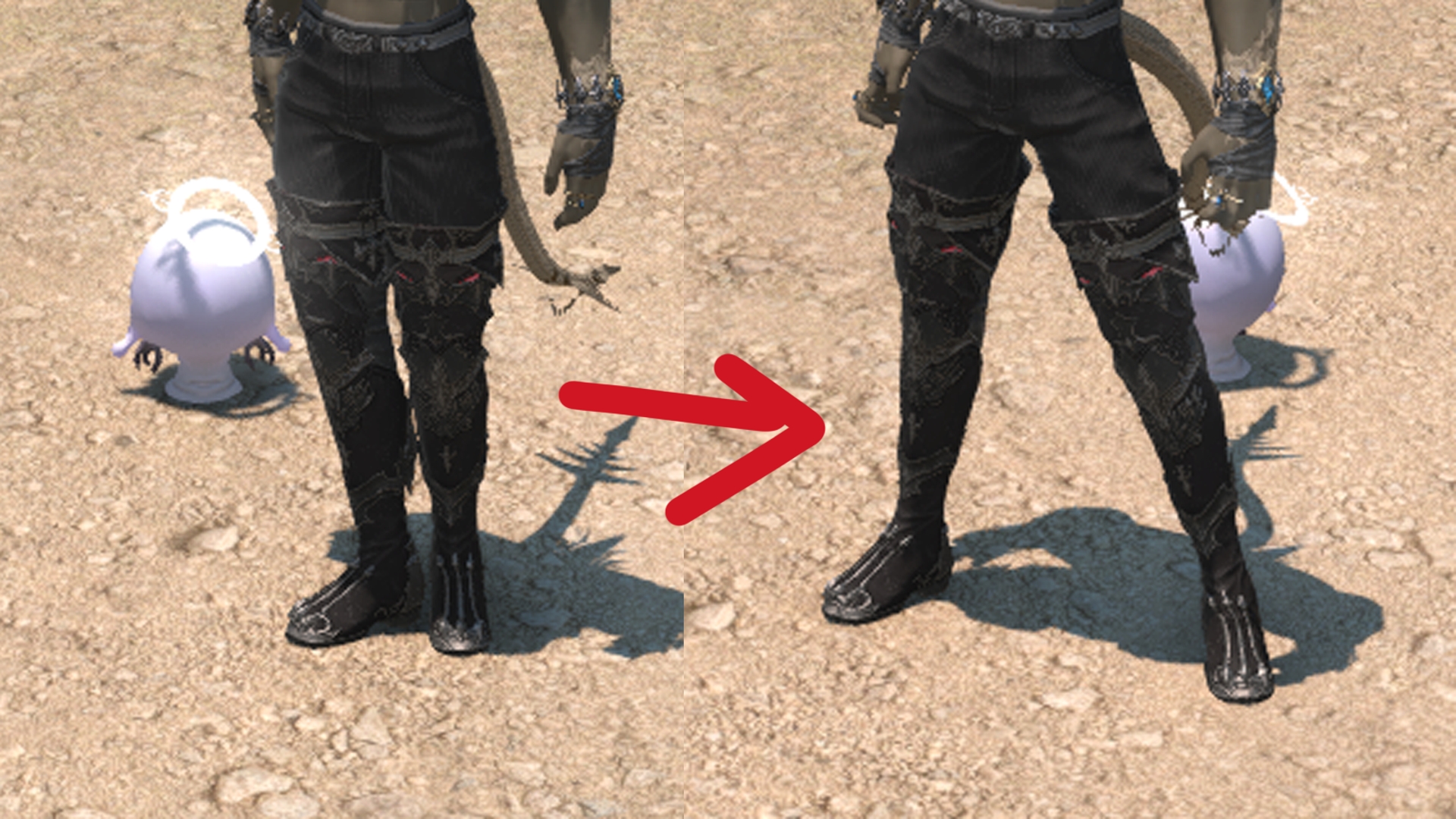 No More Ballerina Stance For Male Au Ra | XIV Mod Archive