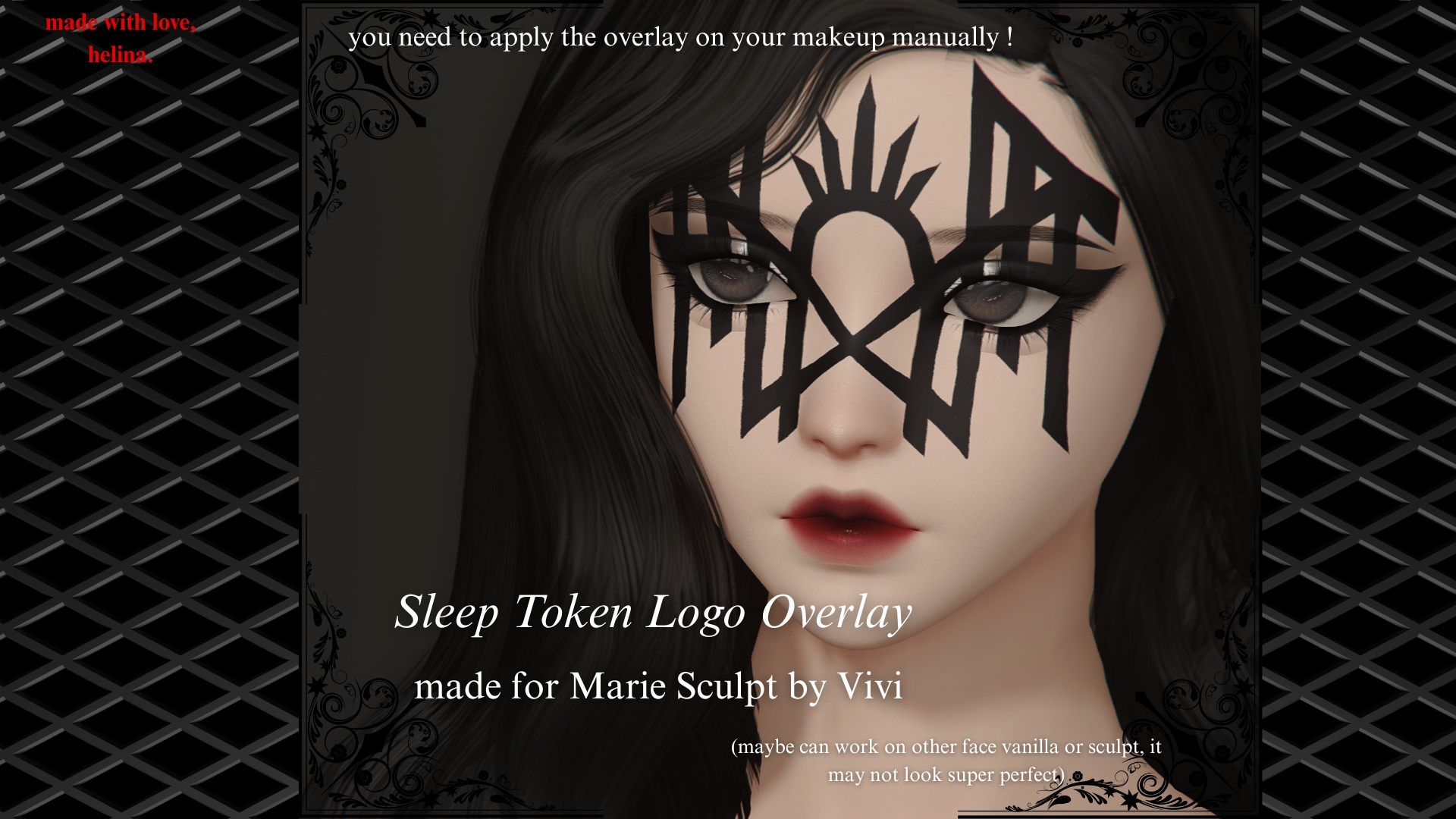 Sleep Token makeup overlay *free* | XIV Mod Archive