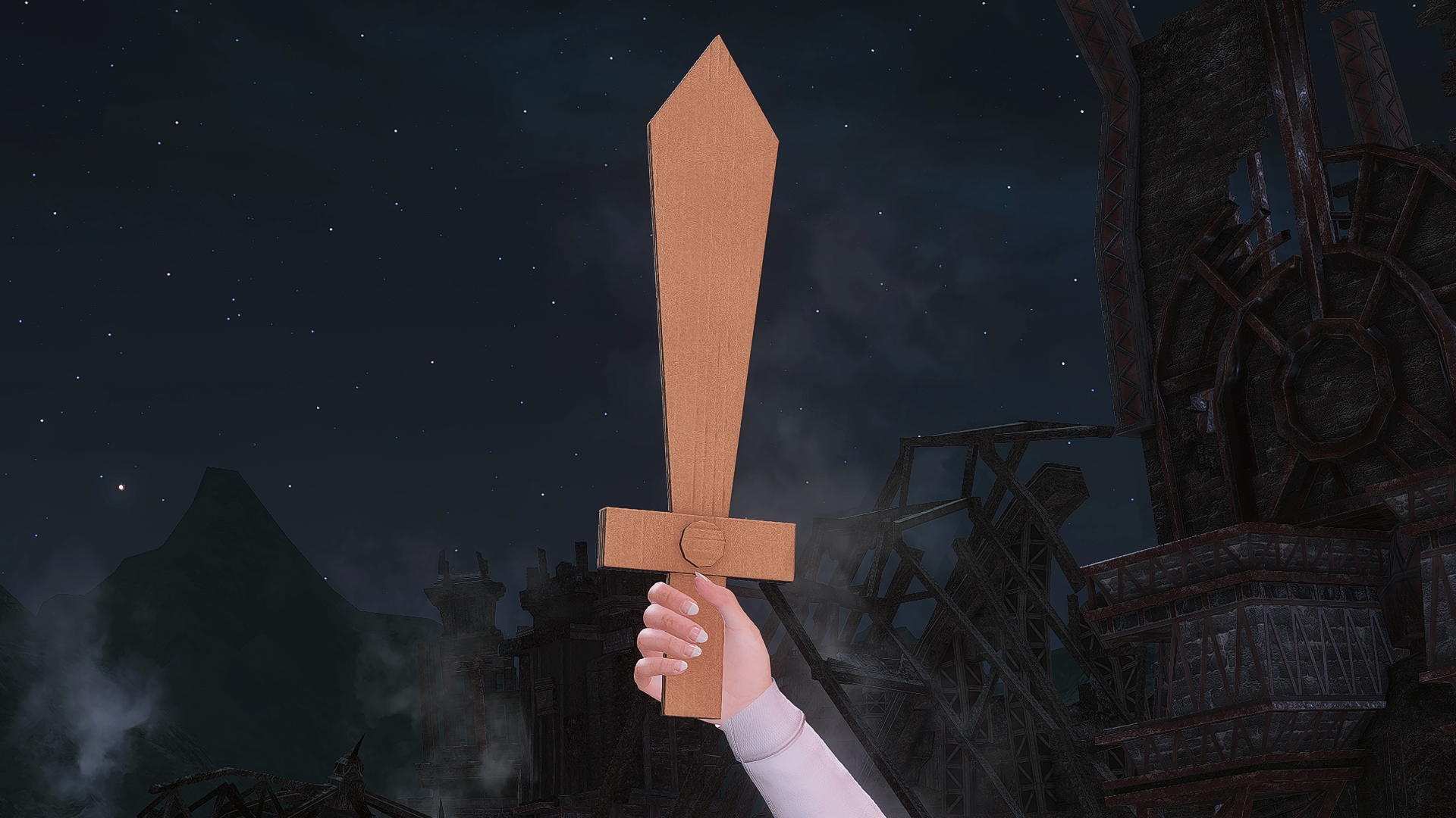 Cardboard Sword | XIV Mod Archive