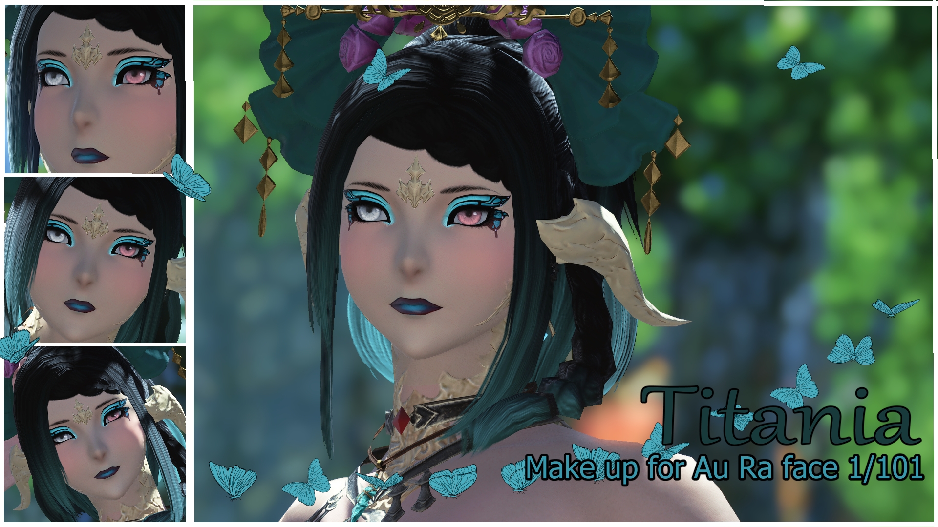 Titania ~ Butterfly make up | XIV Mod Archive