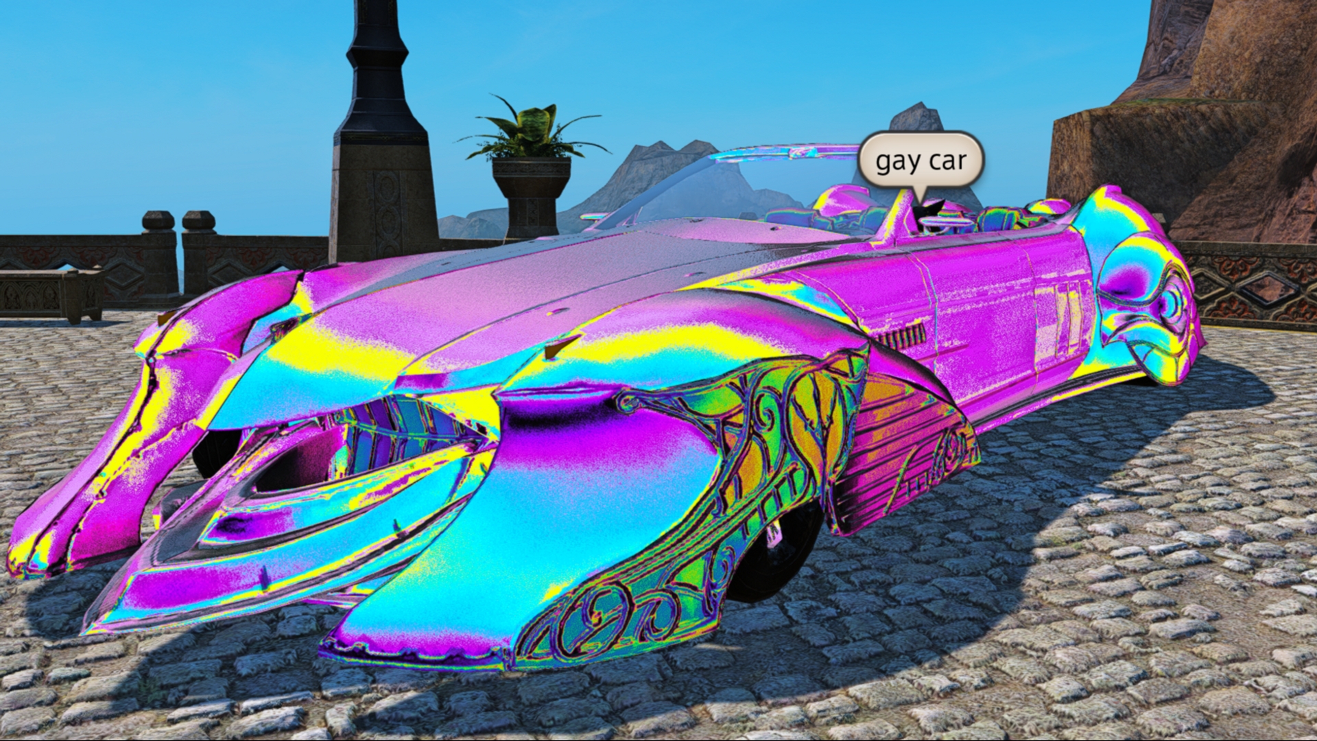 gay car | XIV Mod Archive