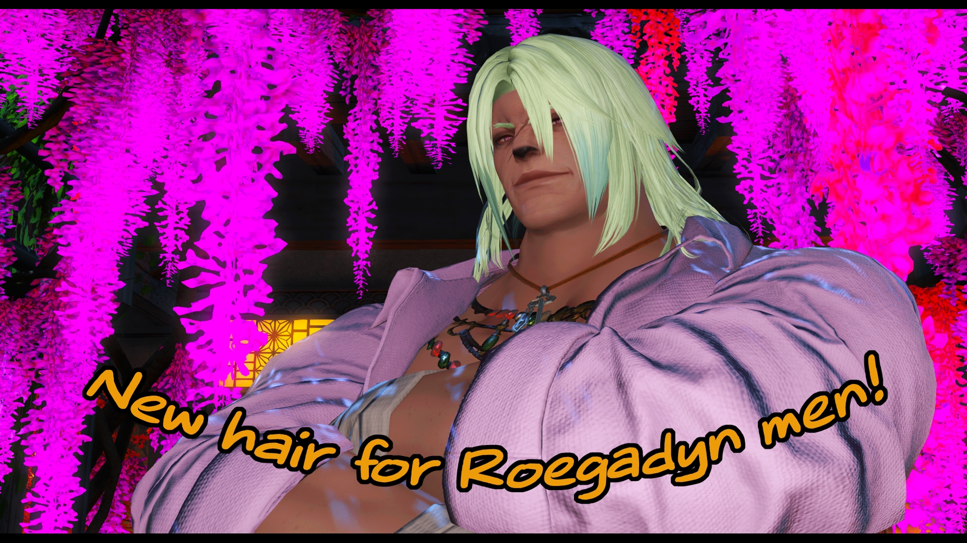 Fenris hair for Roegadyn men! | XIV Mod Archive