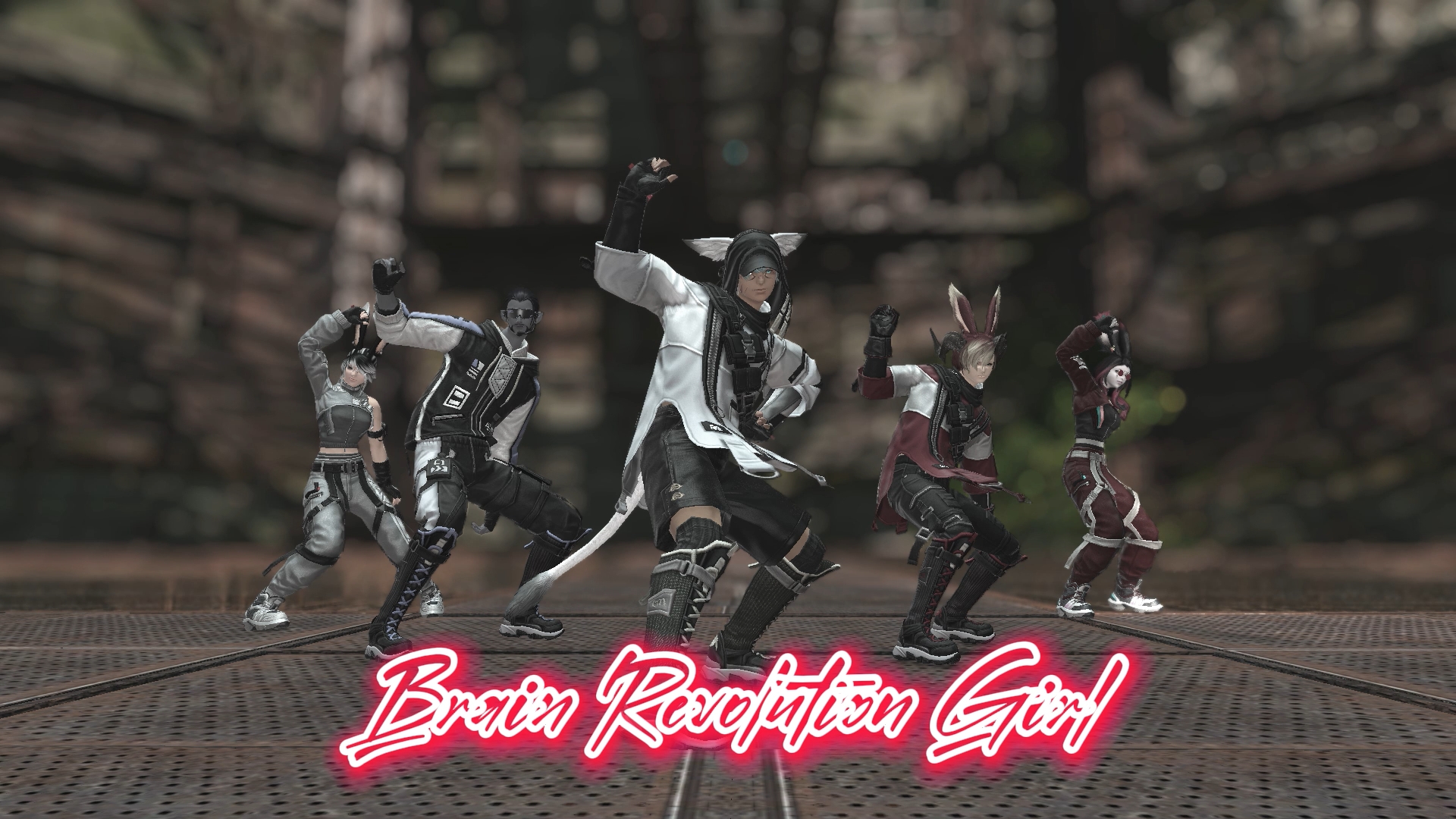 Brain Revolution Girl [5 Person Dance] | XIV Mod Archive