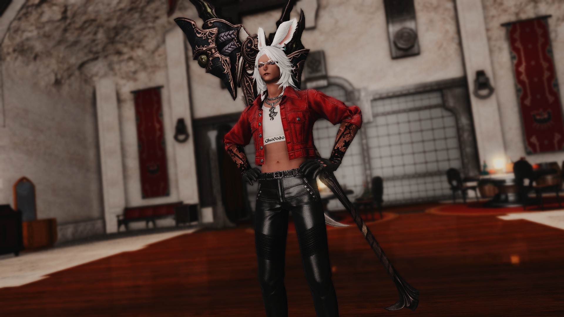 Anemos Jacket to Street Crop Top | XIV Mod Archive