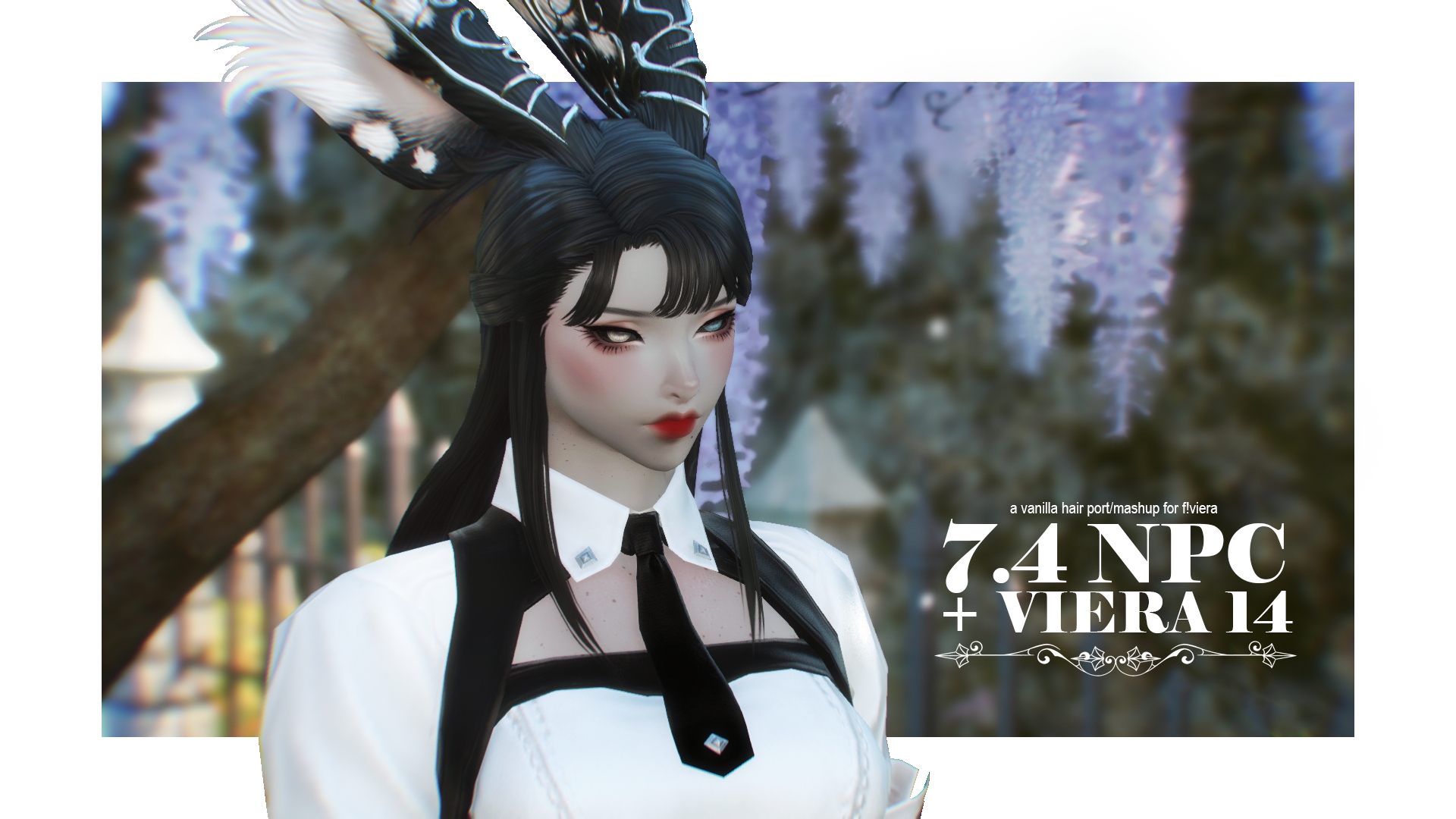 7.4 npc + viera 14 (hair mashup) | XIV Mod Archive
