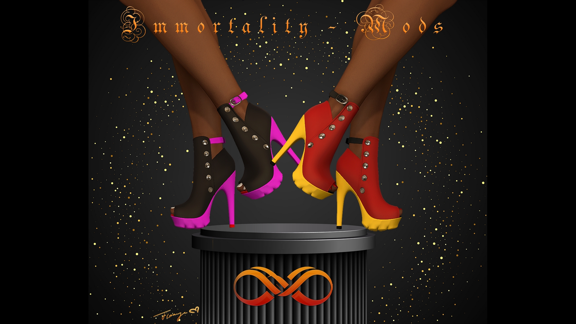 Open Toe Heels | XIV Mod Archive