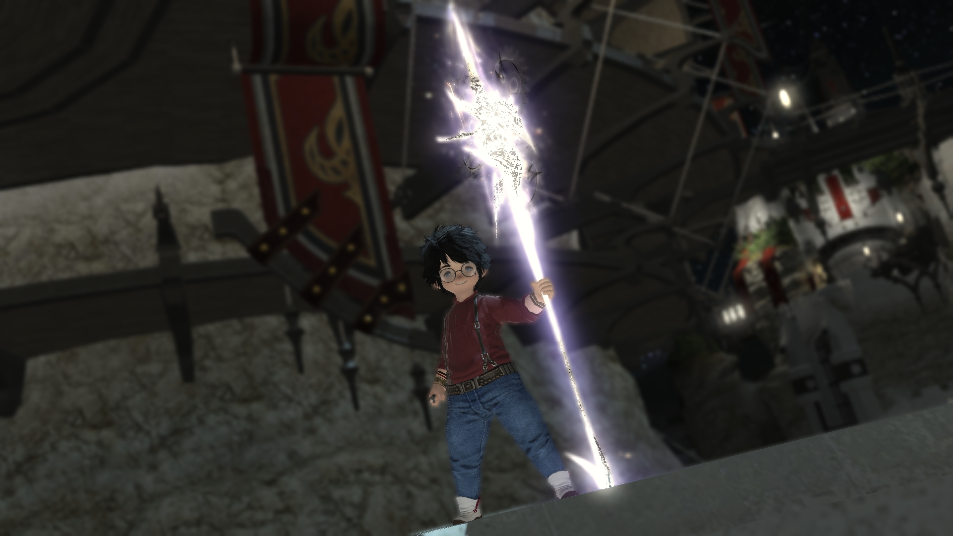 White Ultimate Rhongomiant | XIV Mod Archive
