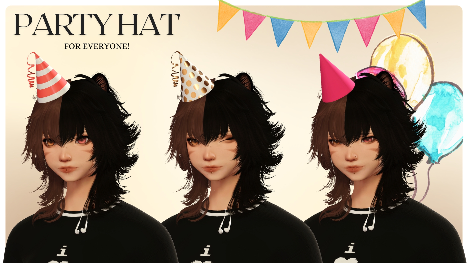 party hat | XIV Mod Archive