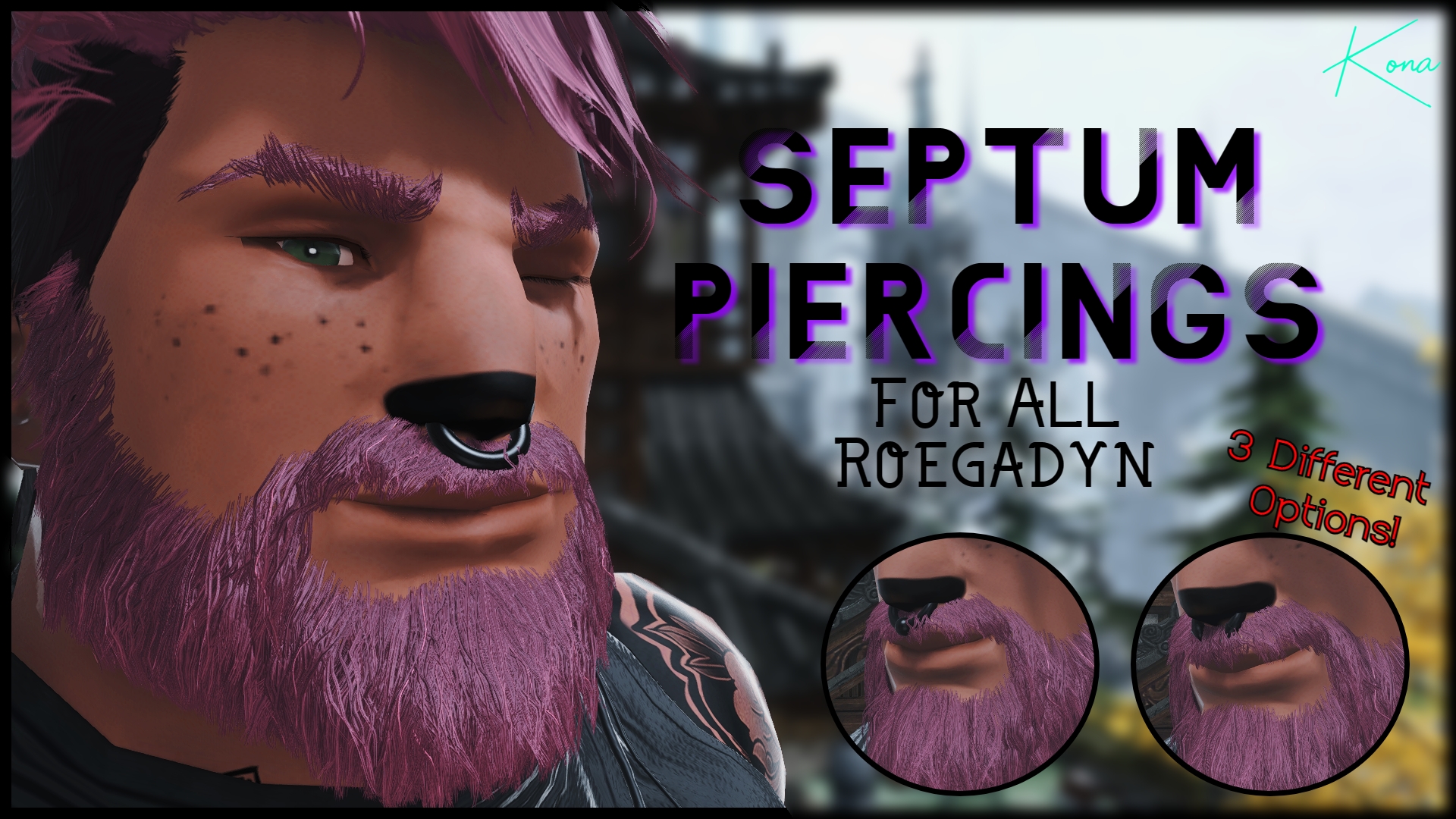 Septum Piercings for Roegadyn | XIV Mod Archive