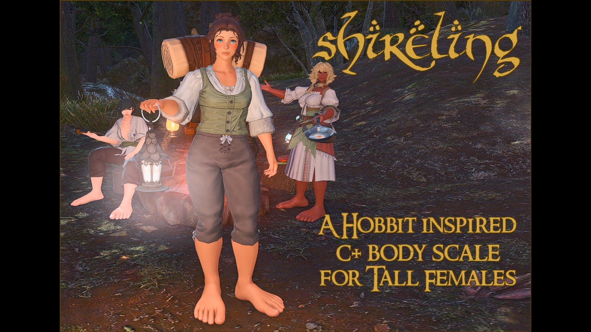 Shireling - A Hobbit inspired C+ body scale for Tall Females | XIV Mod ...