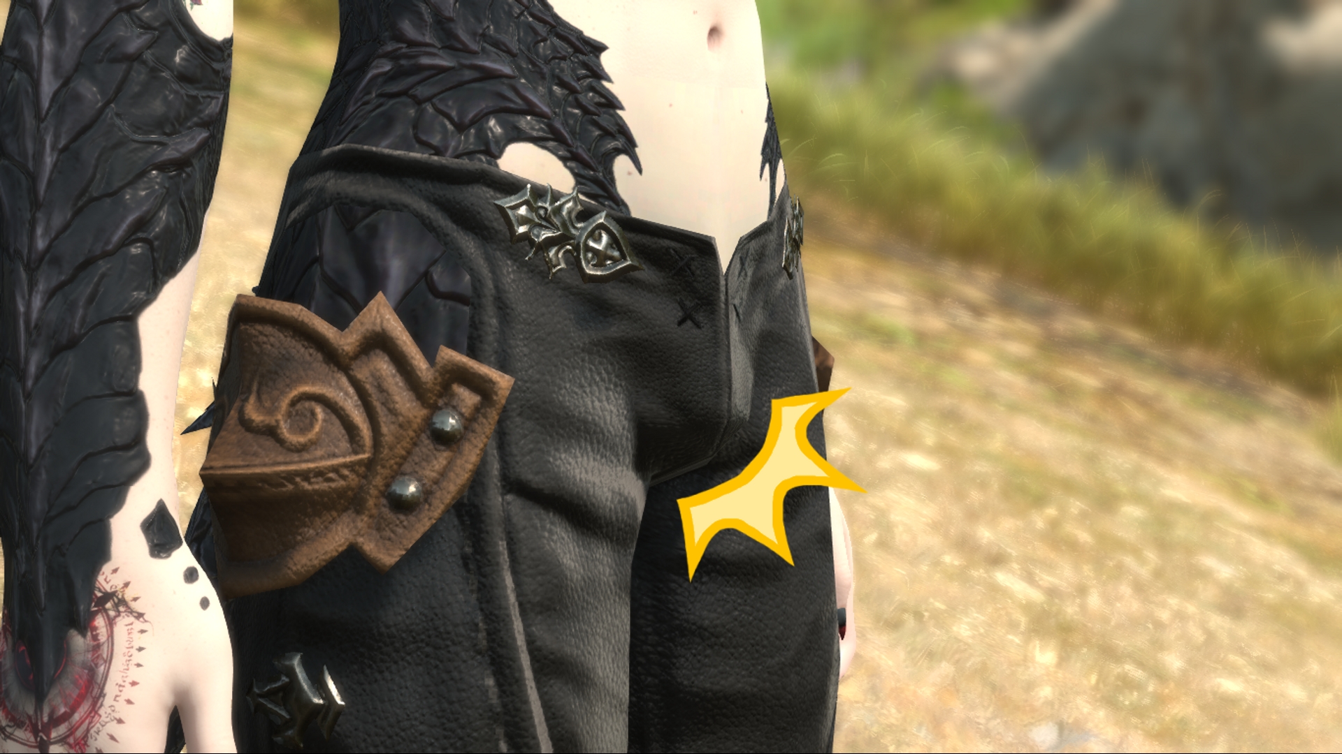Roegadyn Legstraps with Bulge | XIV Mod Archive