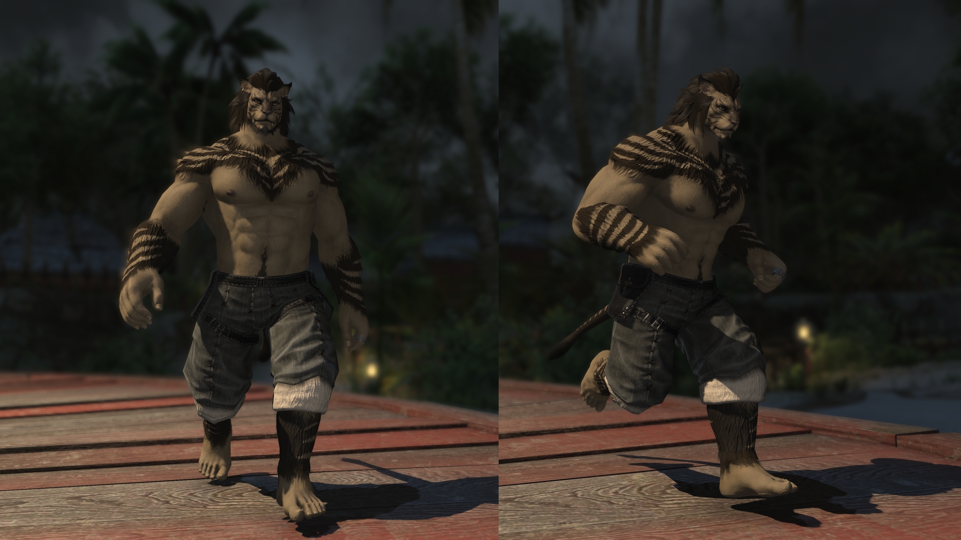 Change Hrothgar‘s run idle walk animation to Roegadyn’s | XIV Mod Archive
