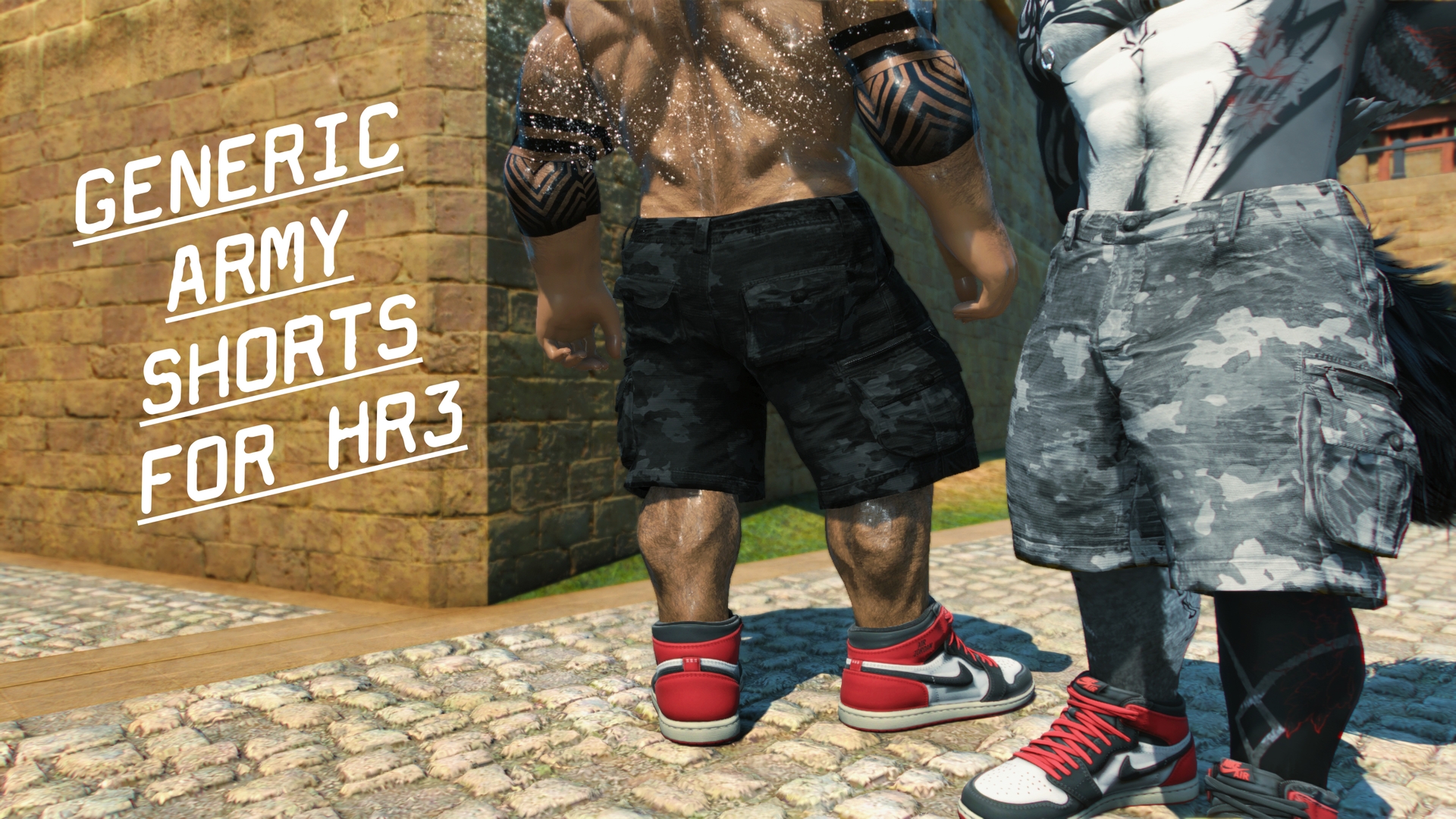 Generic Army Shorts for HR3 | XIV Mod Archive
