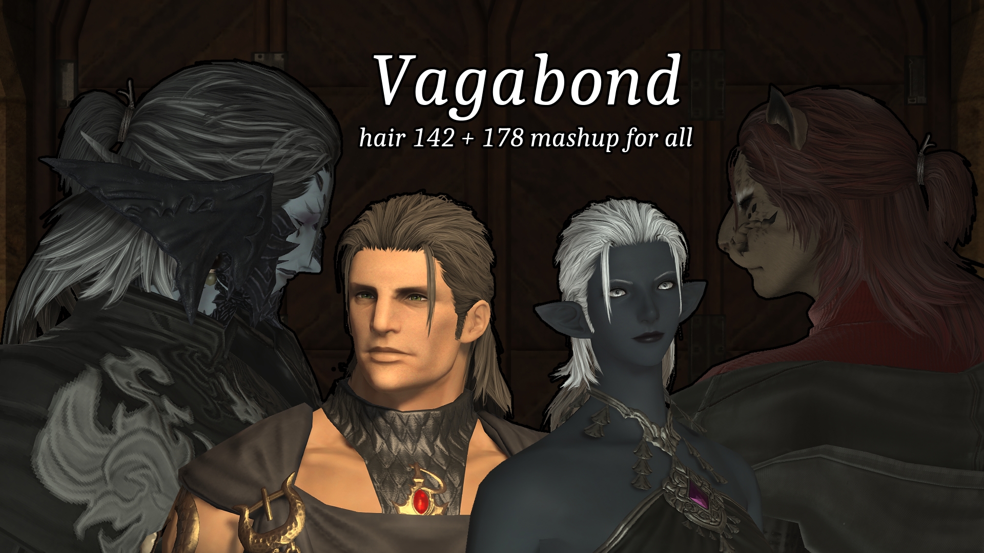 Vagabond - Hair 142+178 Mashup | XIV Mod Archive
