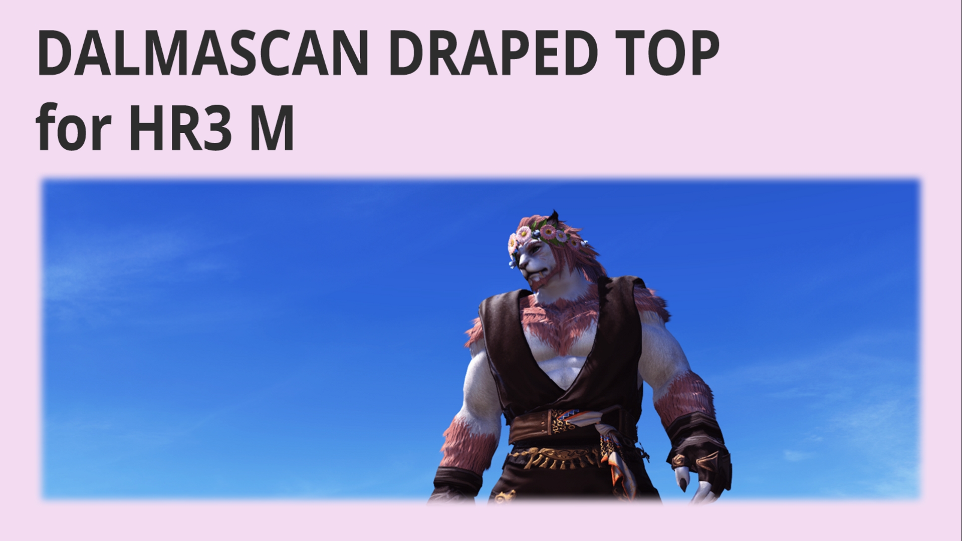 Dalmascan Draped Top For HR3 Medium XIV Mod Archive