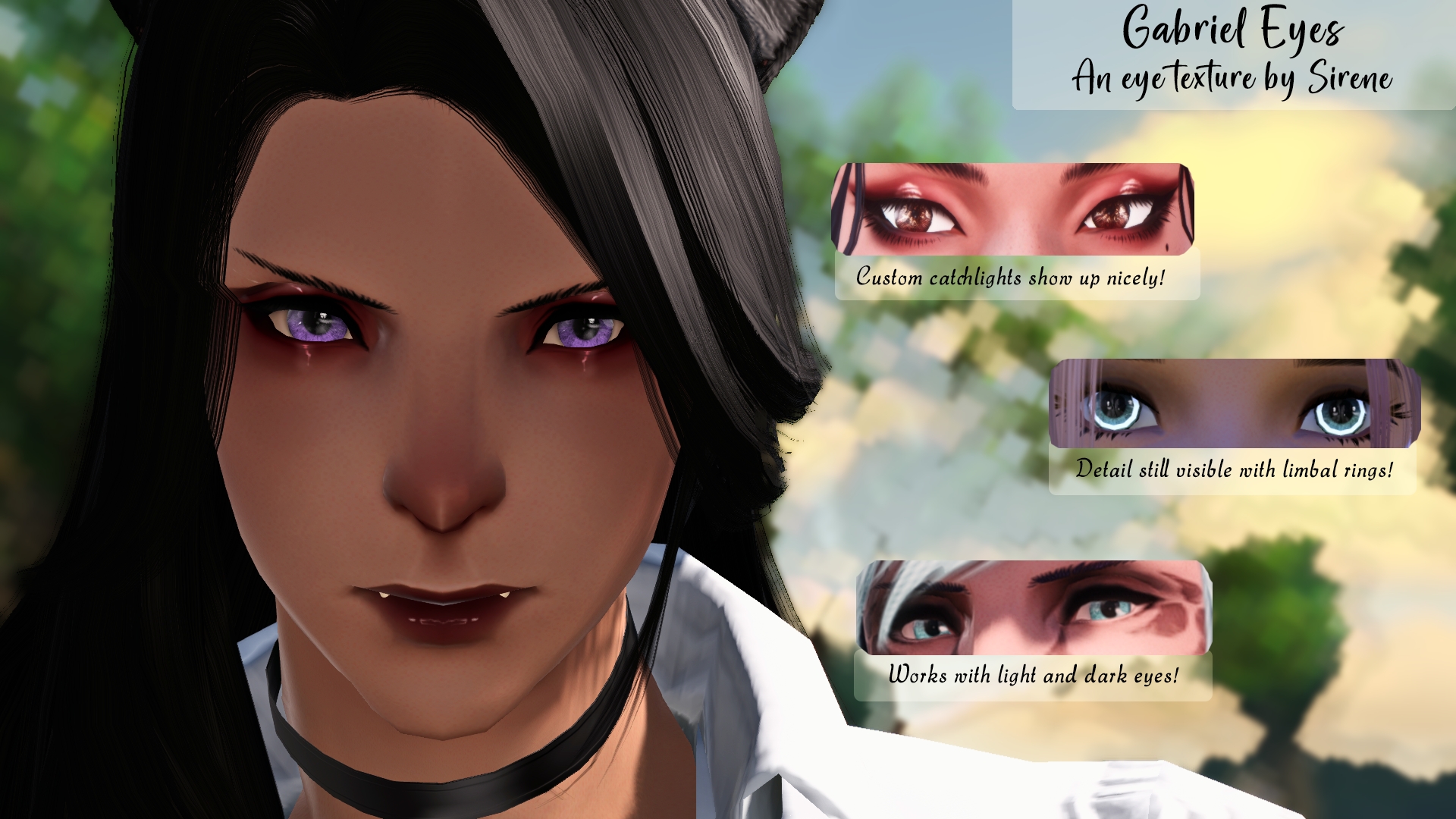 Gabriel Eyes [DT Updated] | XIV Mod Archive
