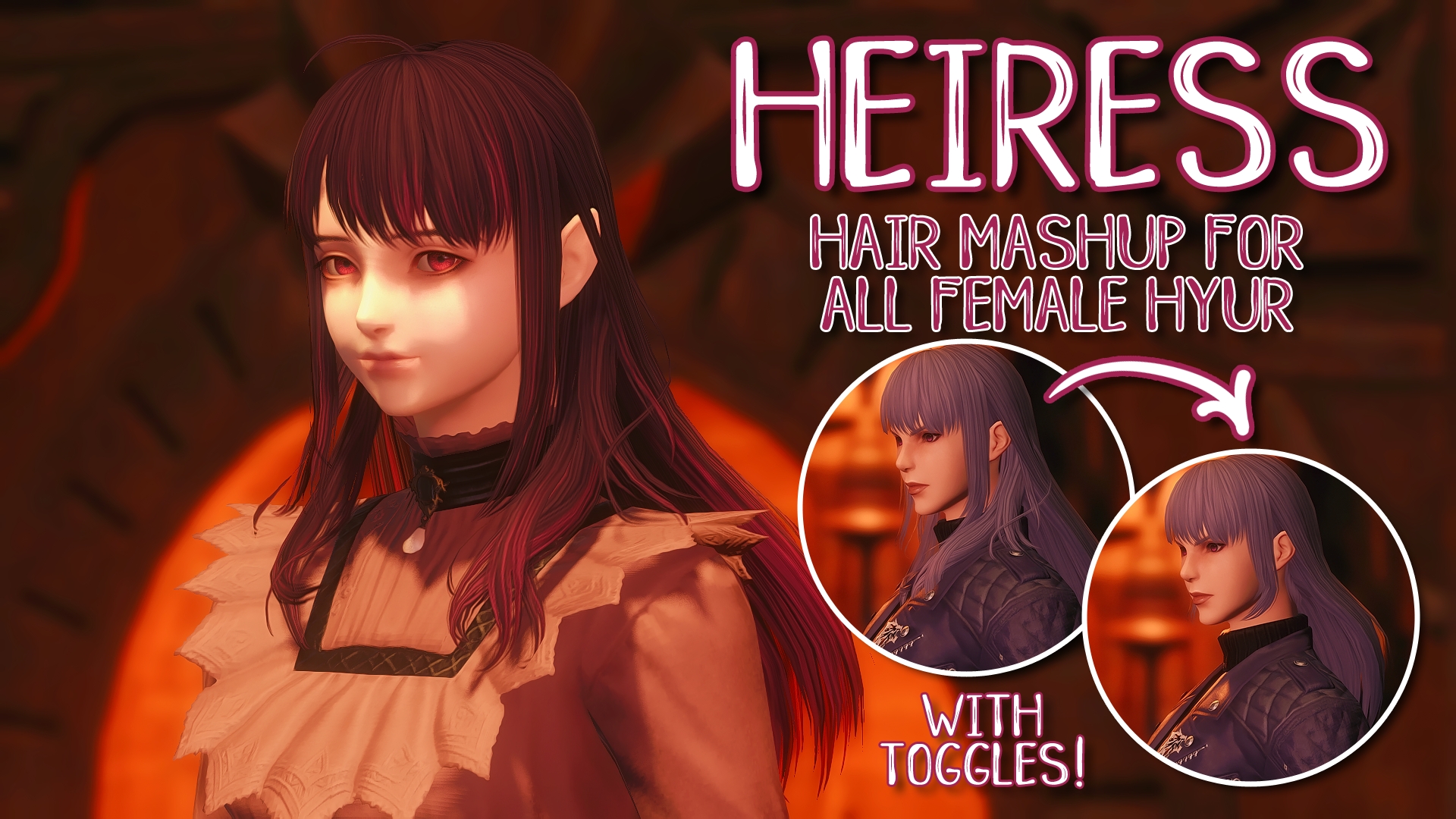 Heiress - Hair Mashup | XIV Mod Archive