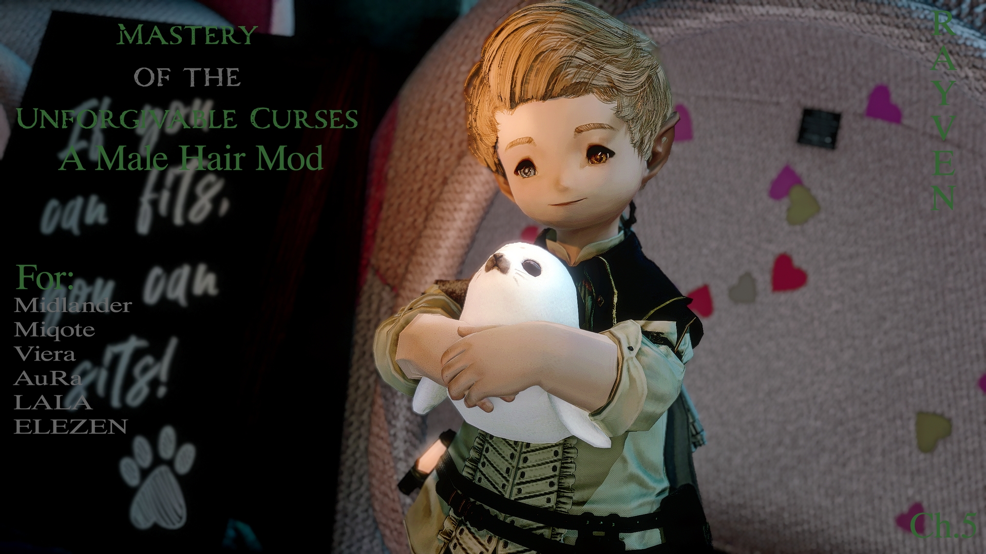 Mastery of the Unforgivable Curses - Hair | XIV Mod Archive