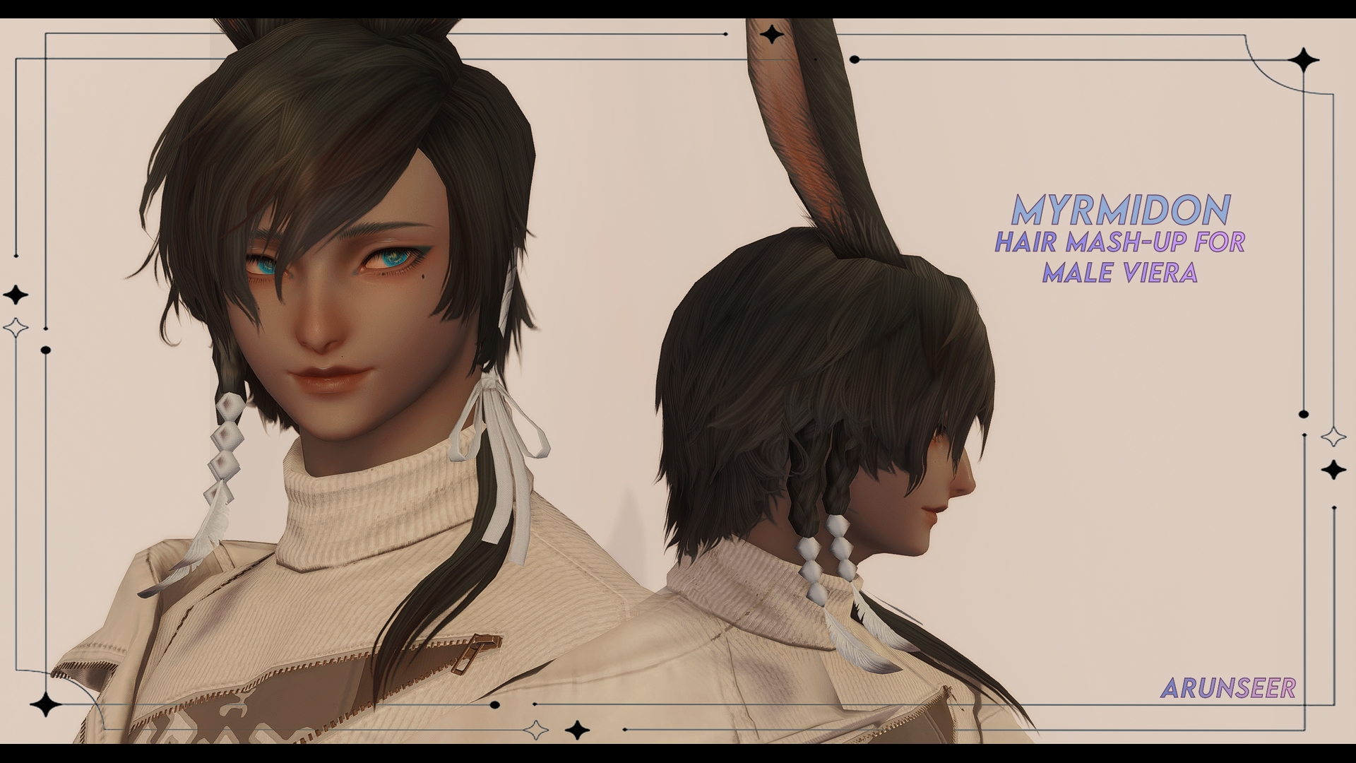 myrmidon 「 HAIR MASHUP」 | XIV Mod Archive