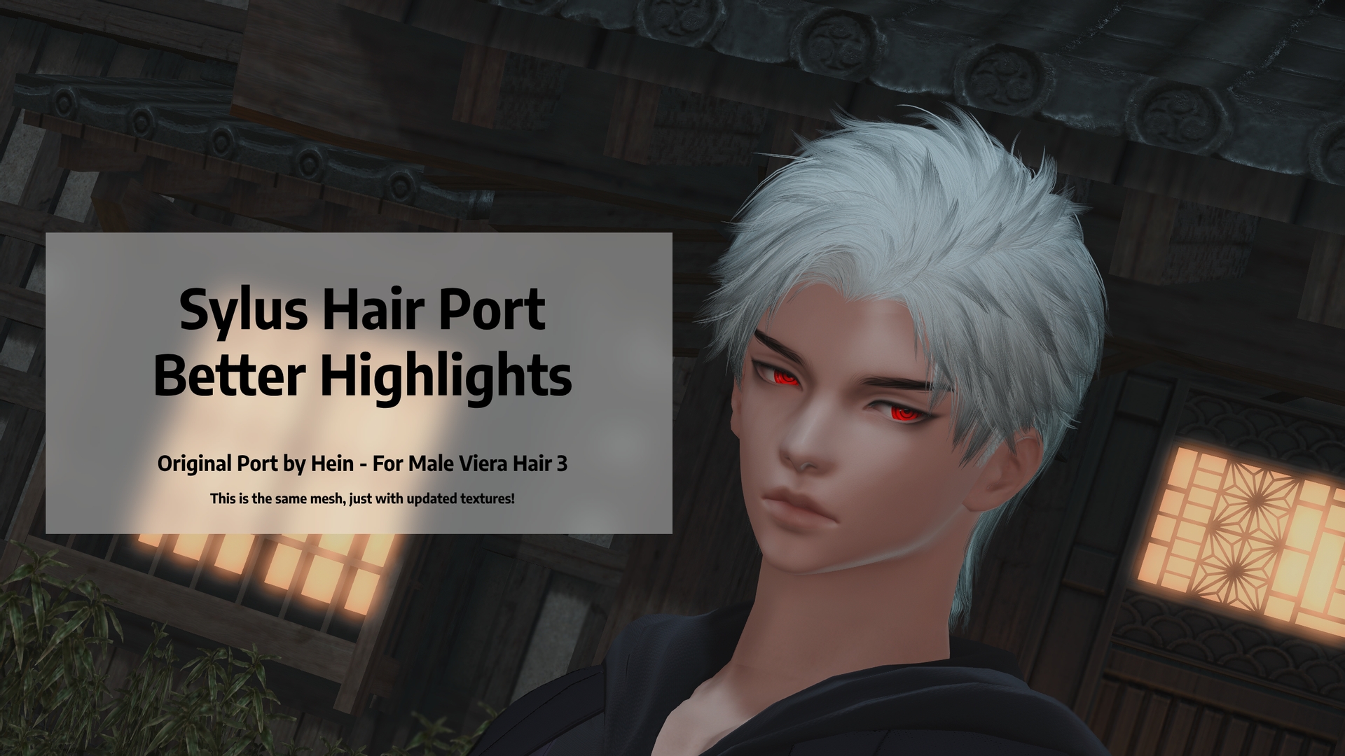 Sylus Hair Port With Better Highlights | XIV Mod Archive