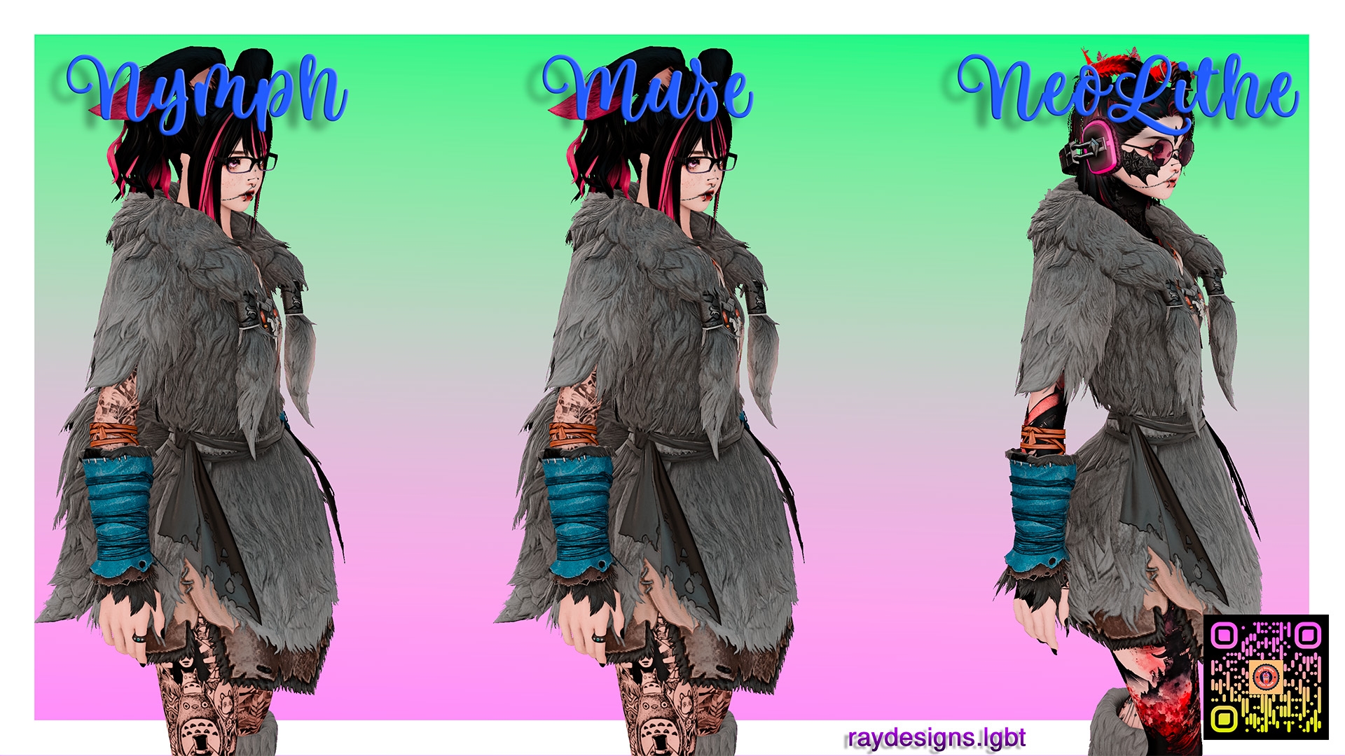 Arcanaut's Fending {Neolithe, Muse & Nymph} | XIV Mod Archive