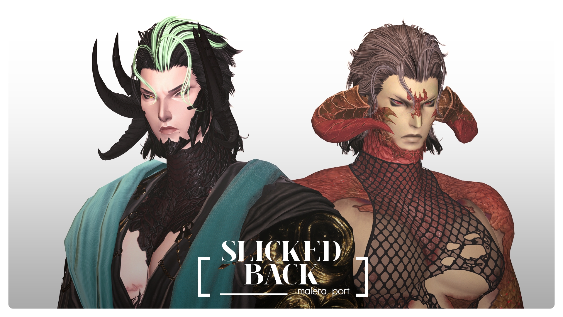 [toramods] Slicked Back Hair for MaleRa | XIV Mod Archive