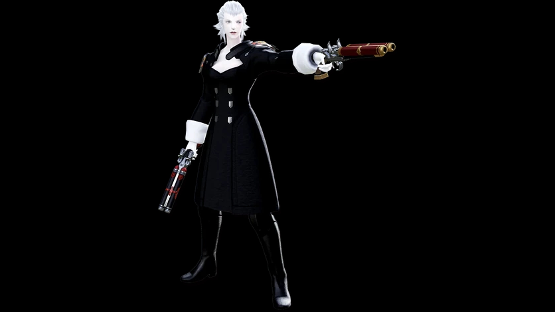 merlwyb's double barrel pistol | XIV Mod Archive