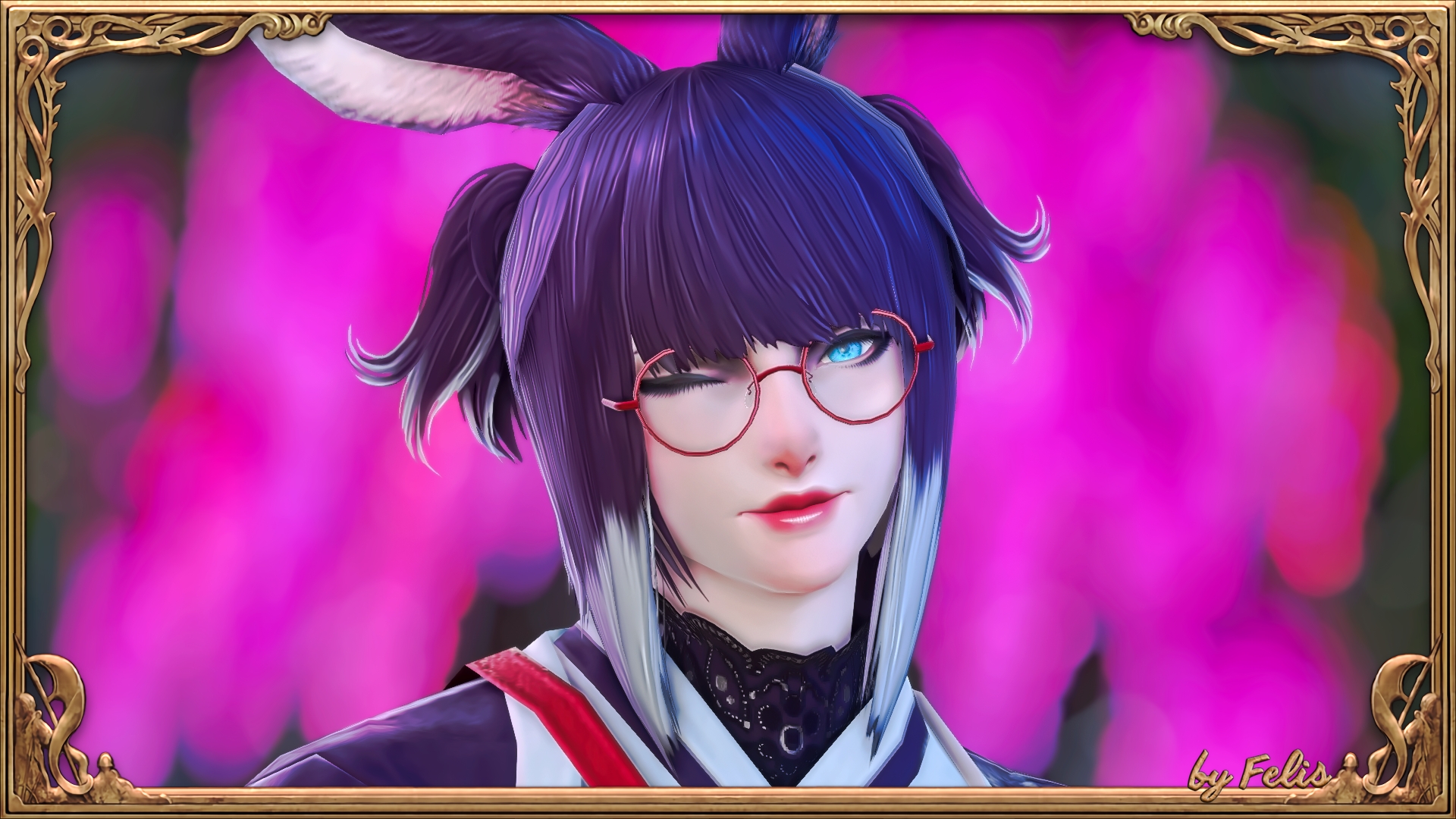 Framed Tails Hair Mashup XIV Mod Archive Framed Tails Hair Mashup XIV Mod Archive