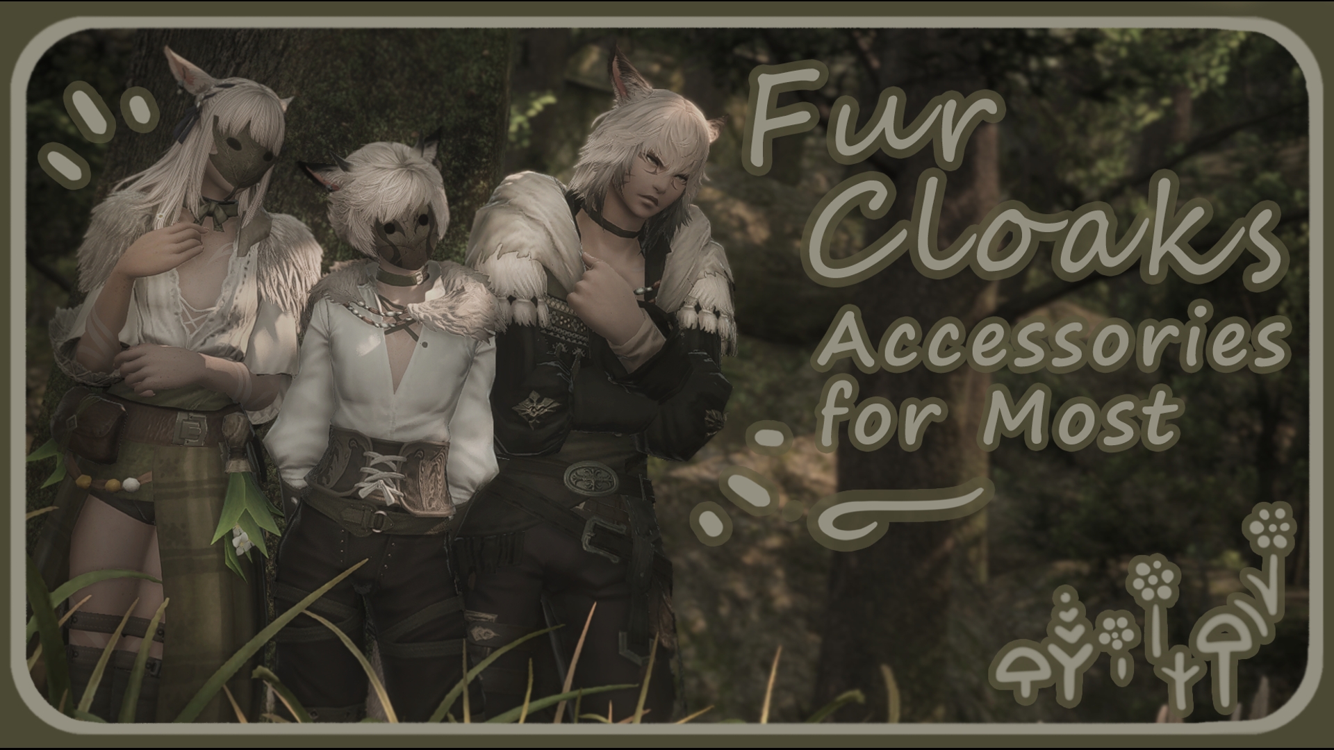 [Thymar] Fur Cloaks 𖥧 ⚘ | XIV Mod Archive