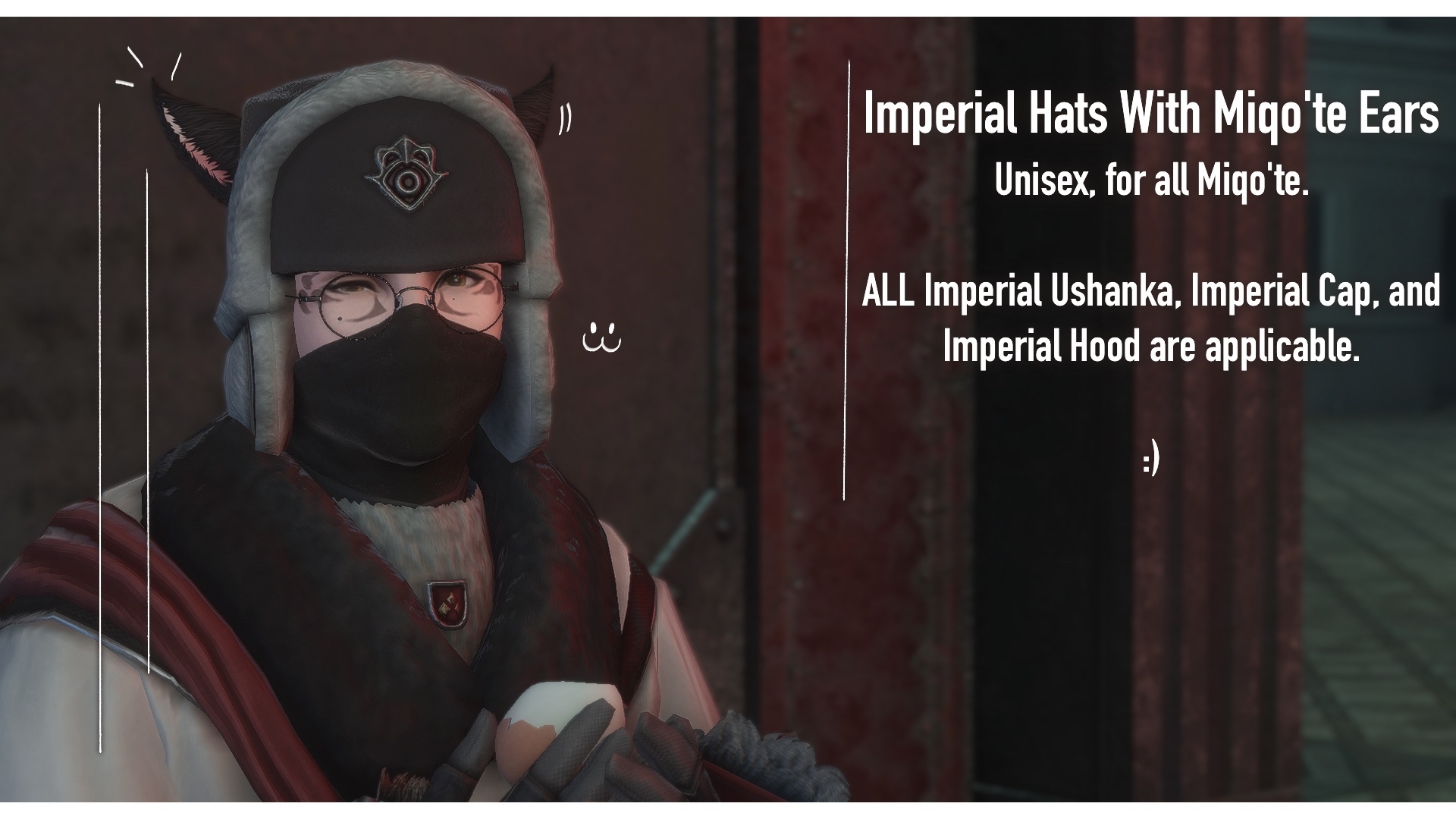 Imperial Hats With Miqo'te Ears | XIV Mod Archive