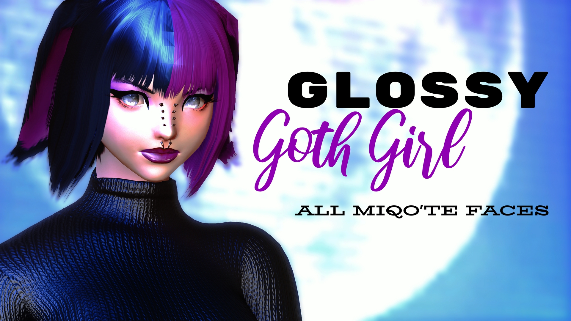 [ERIRU] Glossy goth girl | XIV Mod Archive
