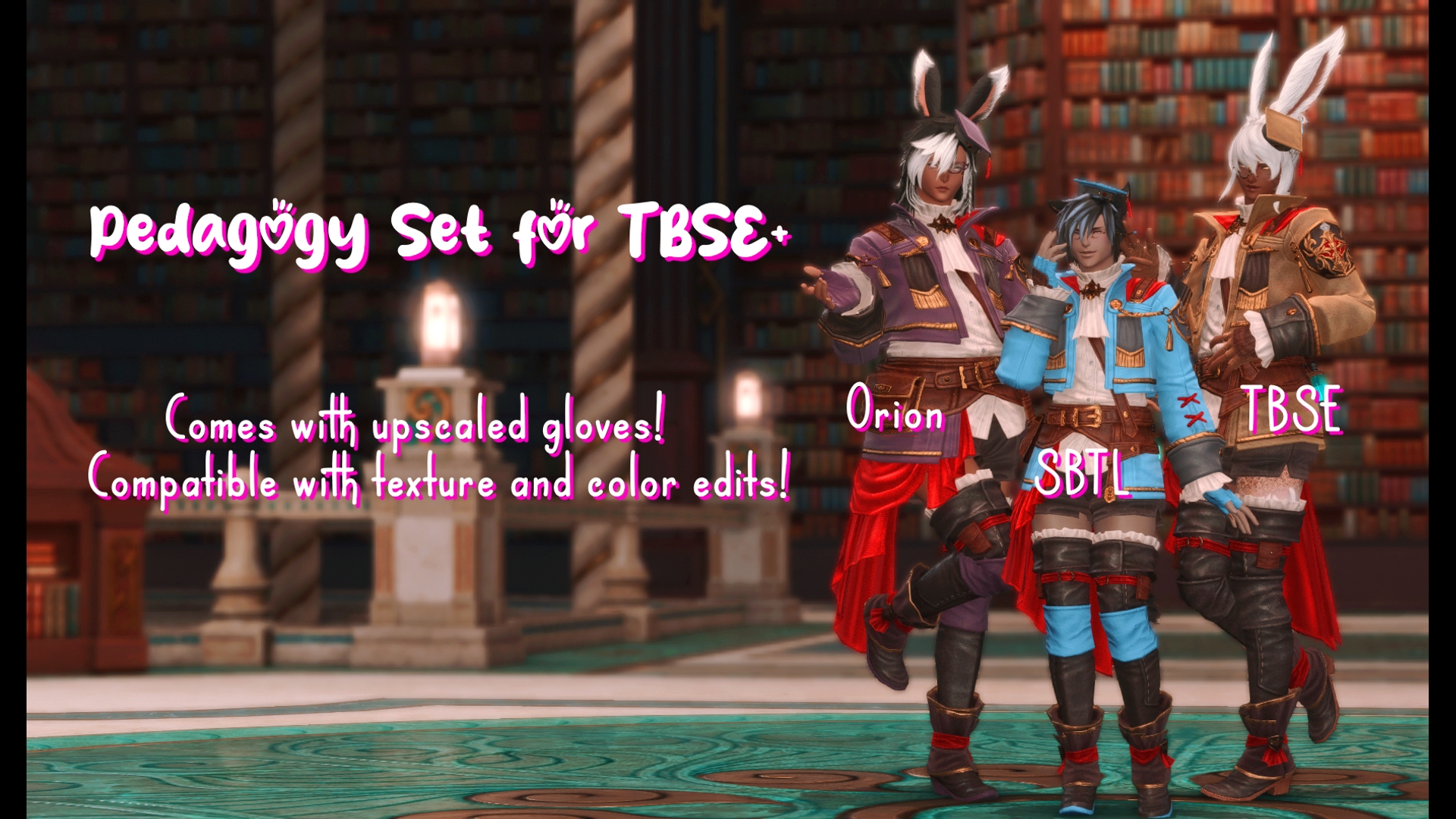 Pedagogy Set for TBSE+ | XIV Mod Archive