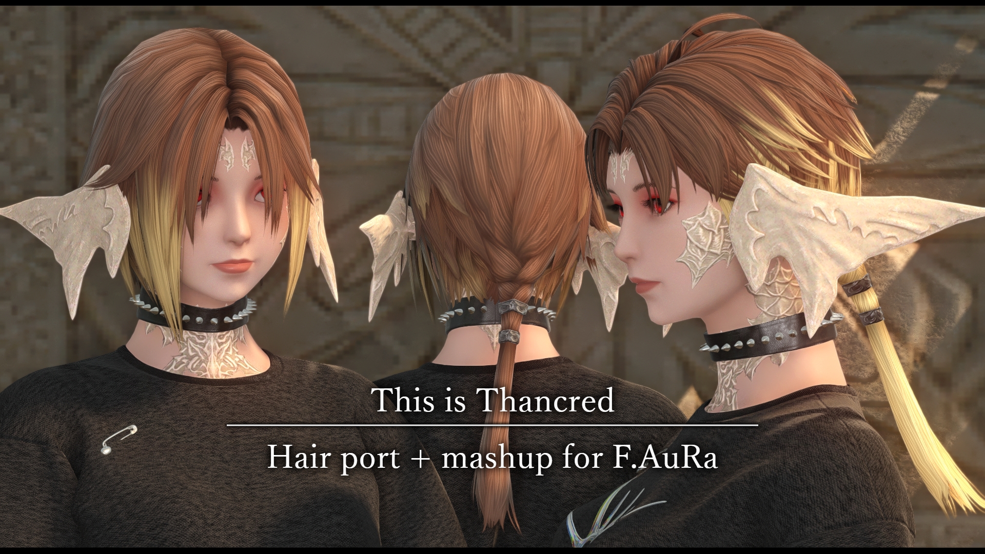 This is Thancred - Hair for F.AuRa | XIV Mod Archive