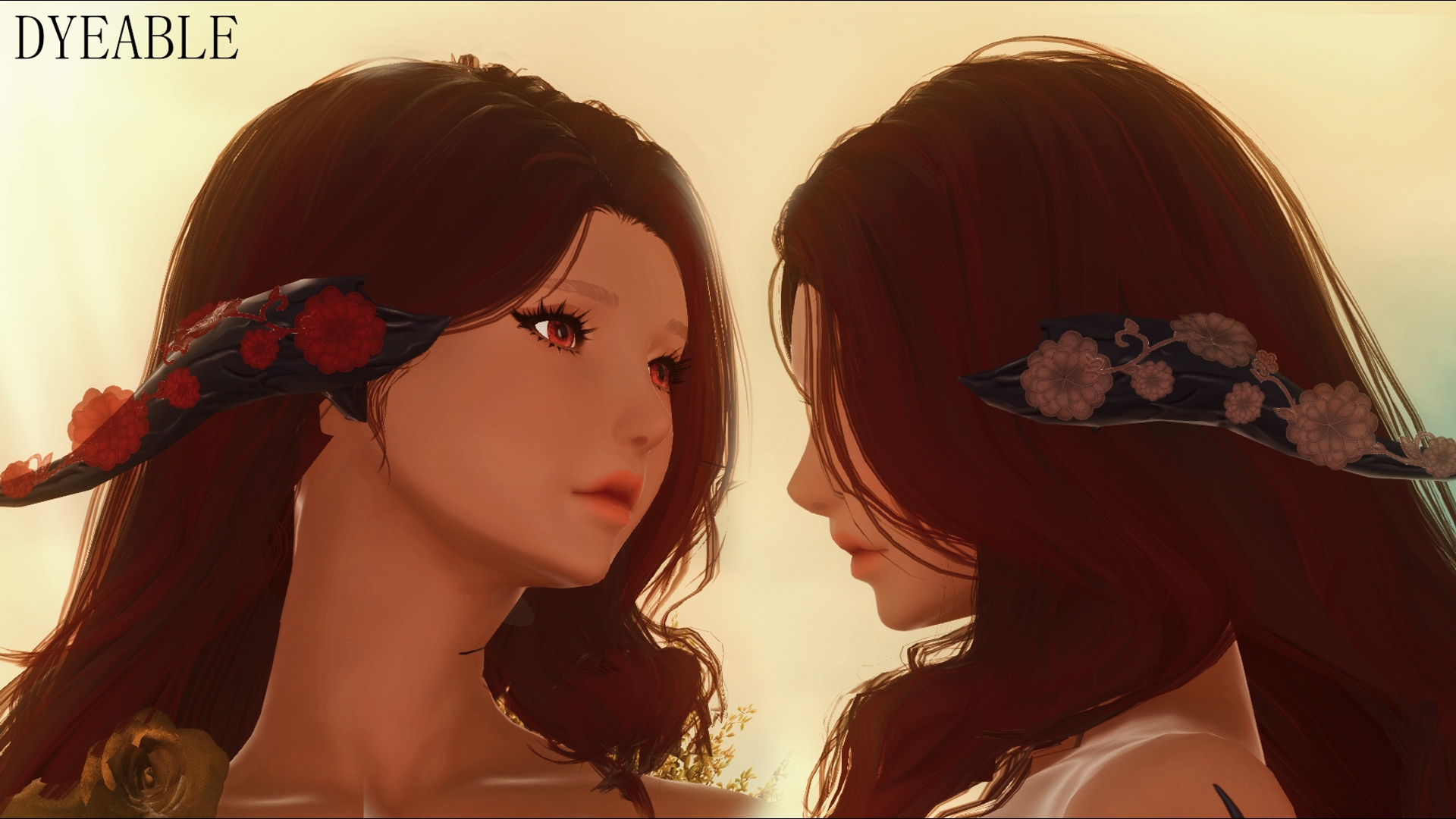 FLORAL | Horn Accessory | XIV Mod Archive