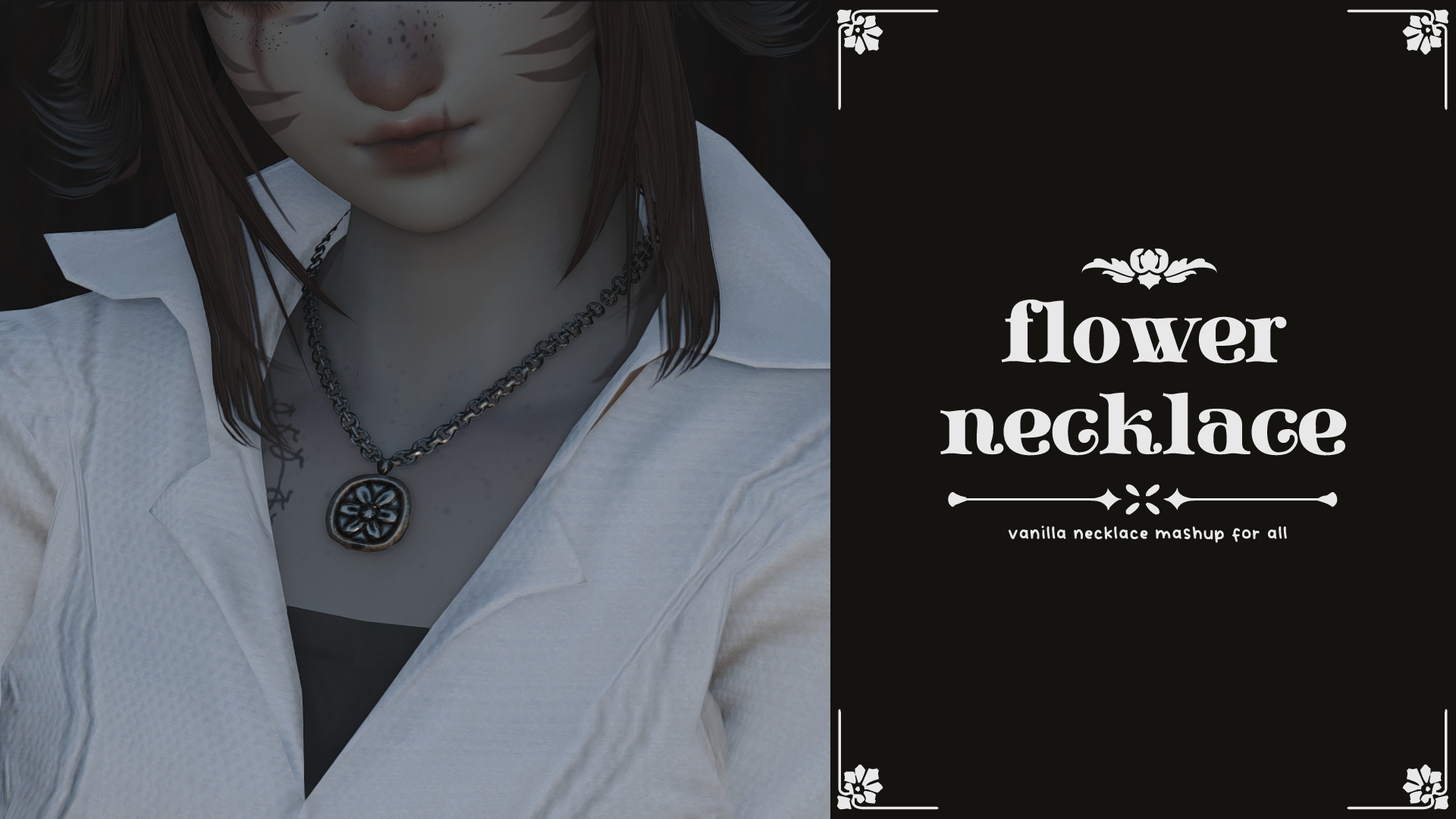 flower necklace | XIV Mod Archive