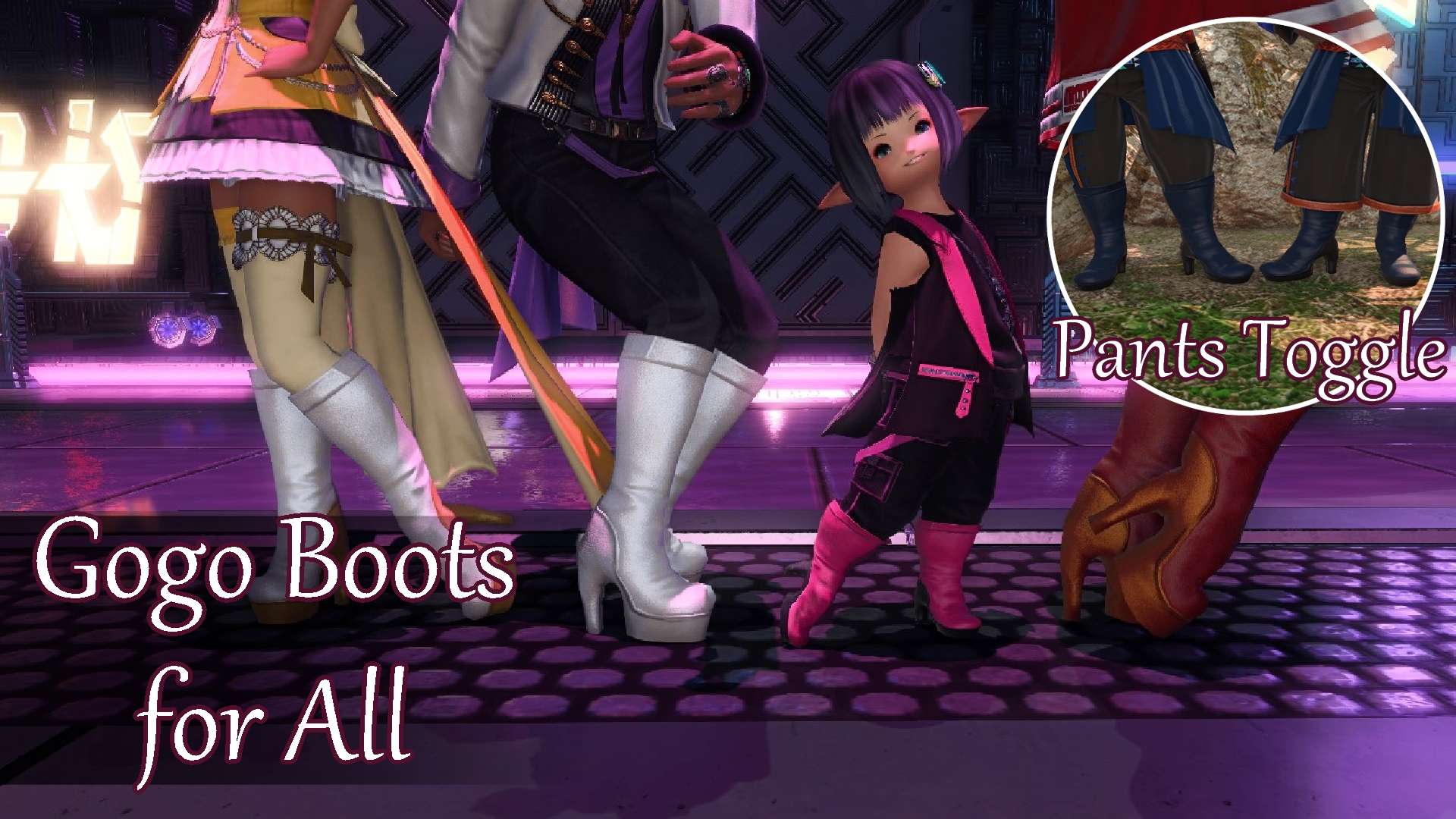 Gogo Boots for All | XIV Mod Archive