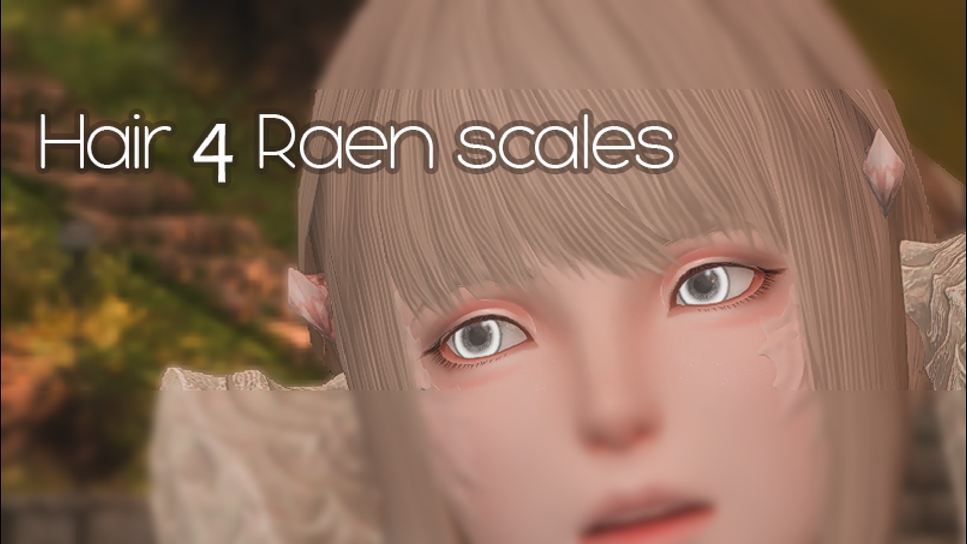 Raen horns for au ra hair 4 | XIV Mod Archive