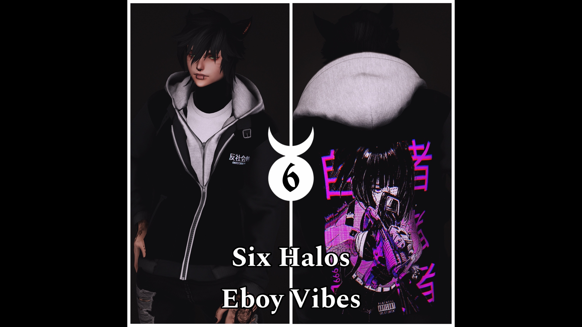 Six Halos - Eboy Vibes - Men's Jackets | XIV Mod Archive