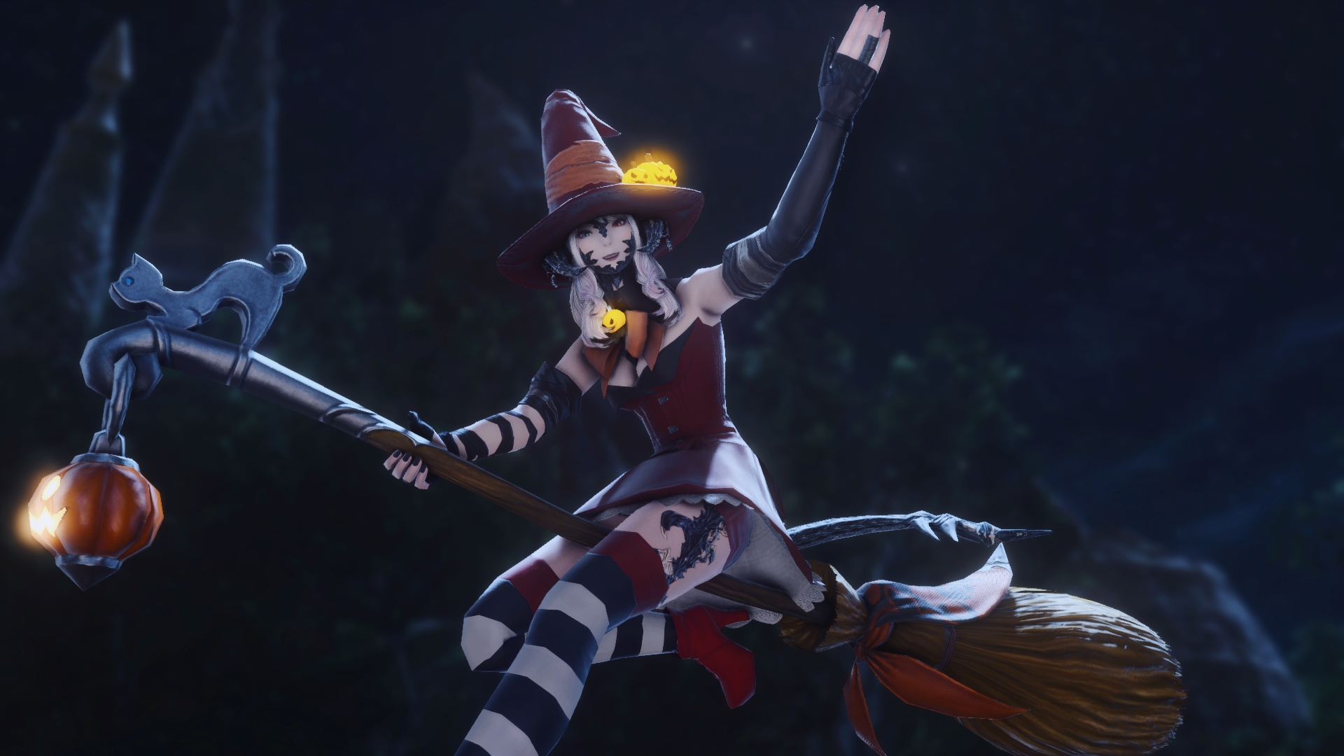 Witch's Ride Pose | XIV Mod Archive