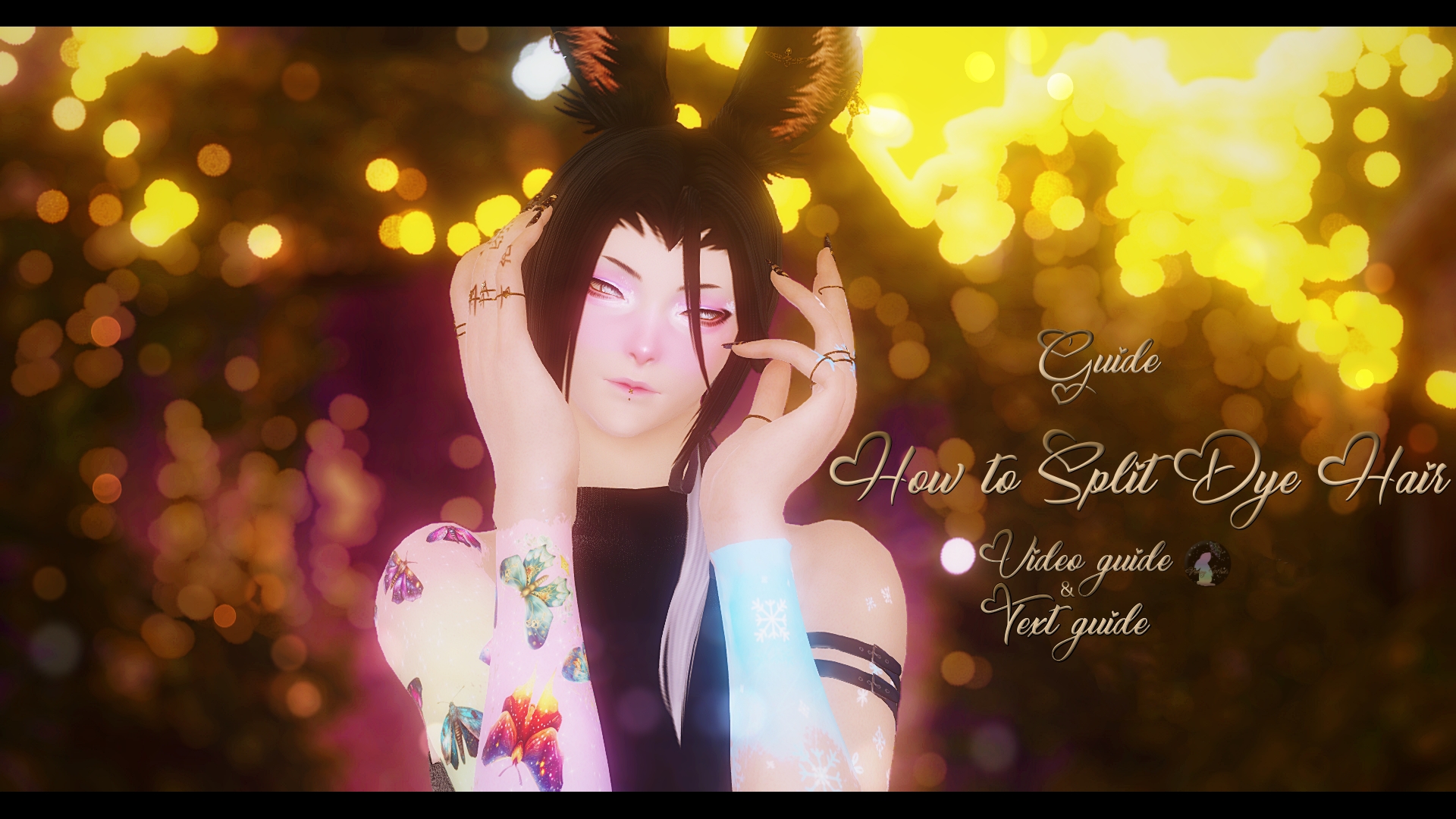 [Guide] Split Dye Hair for DT | XIV Mod Archive