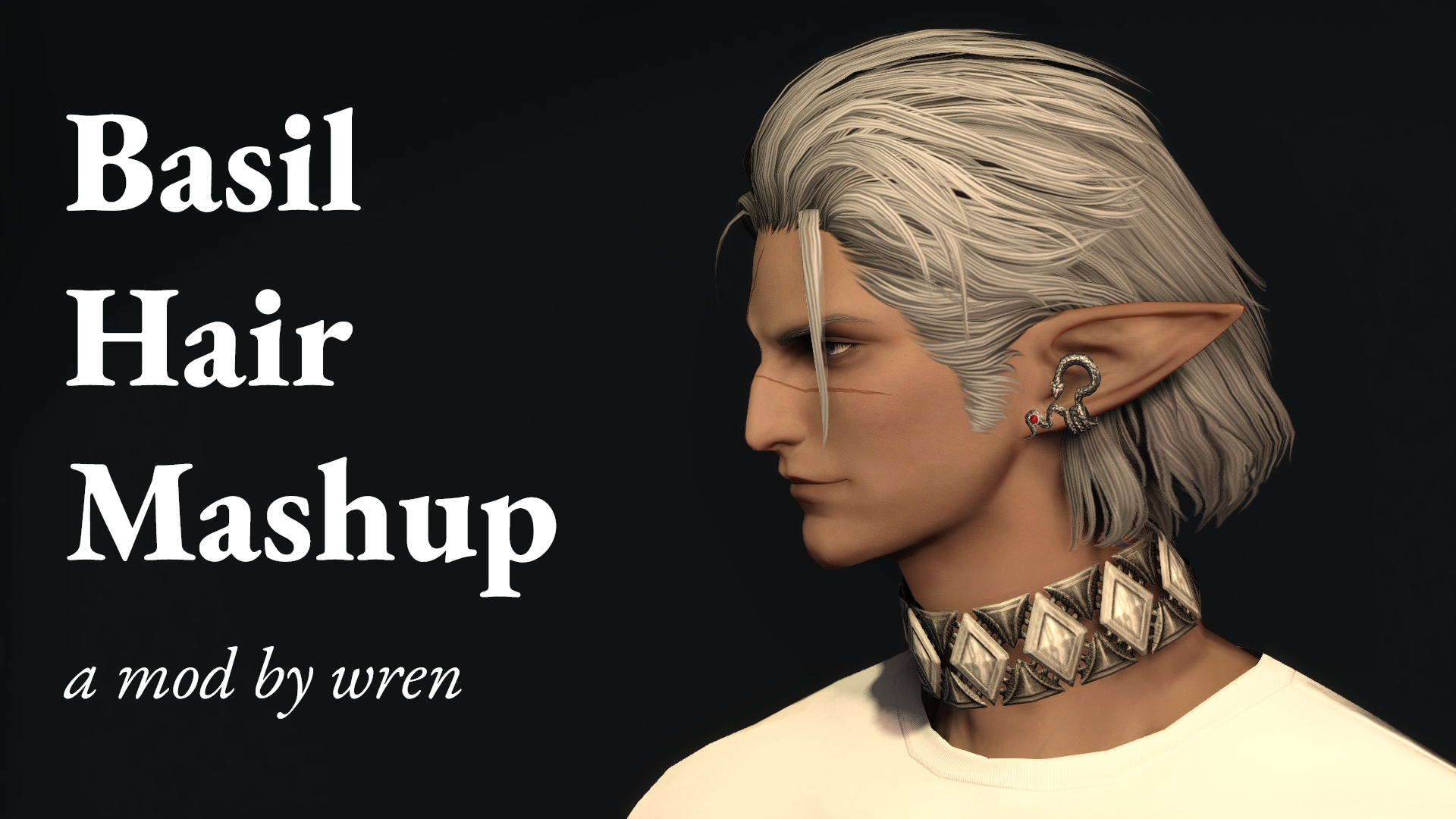 Basil Hair Mashup | XIV Mod Archive