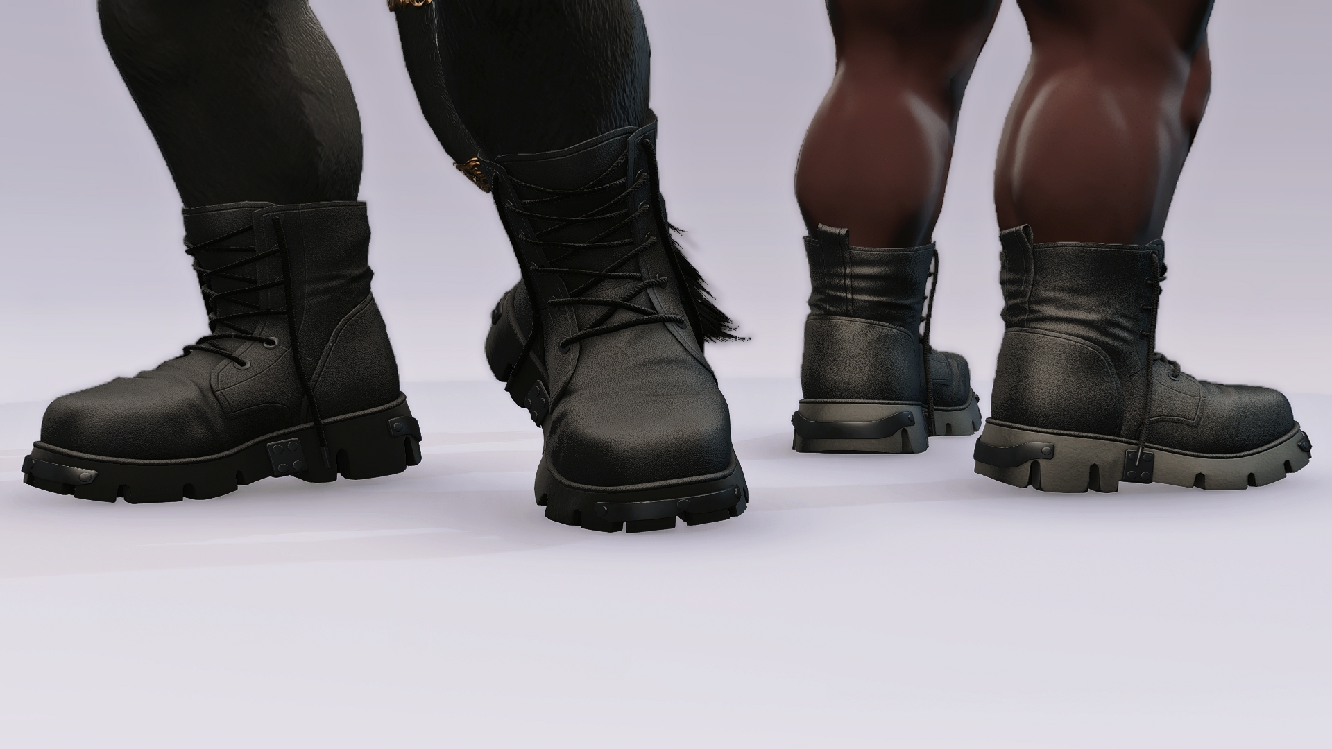Tsar's Glam Rock Boots for Roegadyn and Hrothgar | XIV Mod Archive