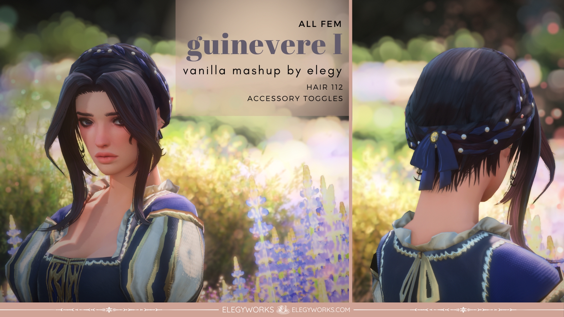 Guinevere I | Vanilla Hair Mashup | XIV Mod Archive