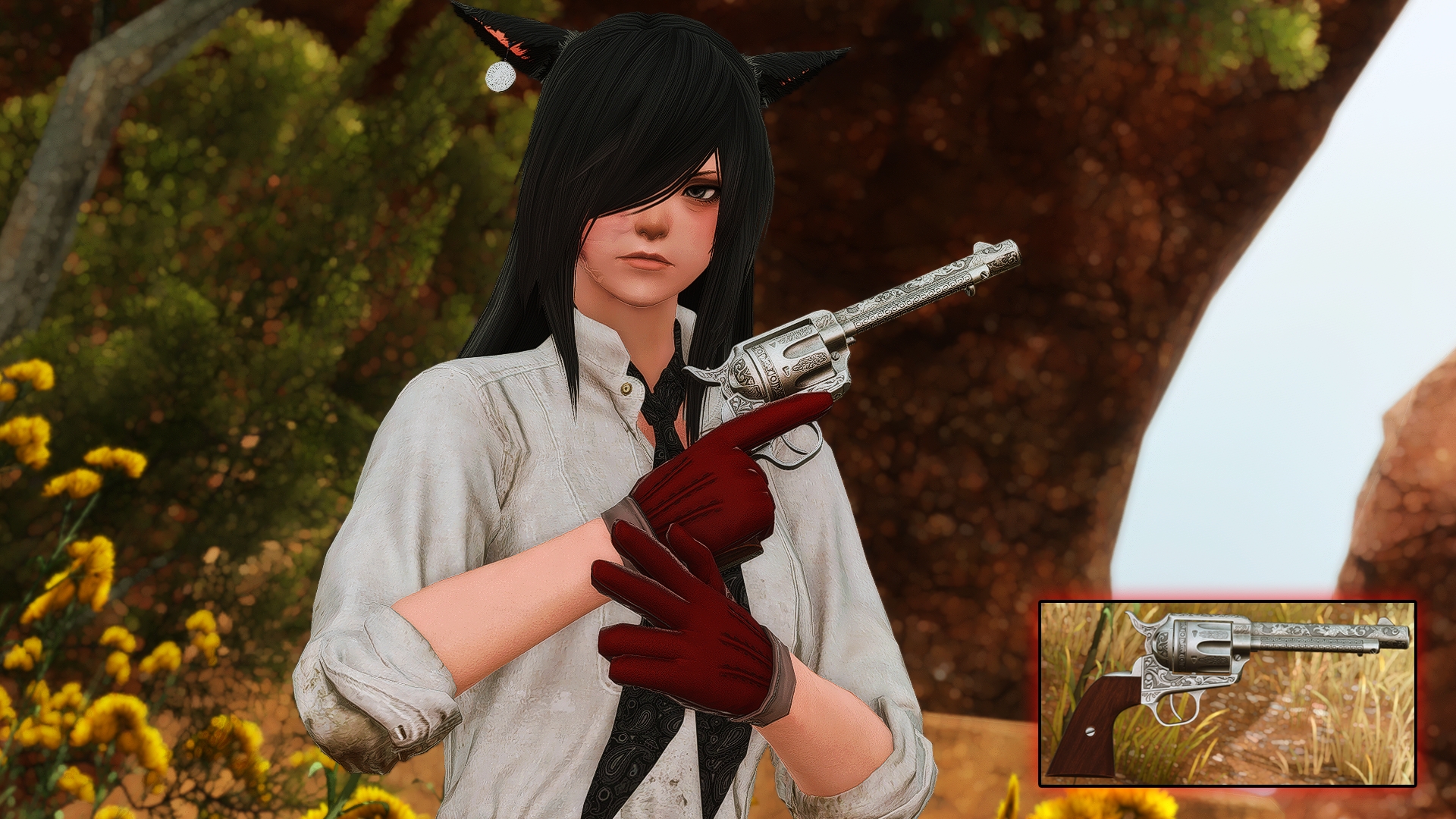 Colt SAA (Engraved) IV (Revolver Ocelot) | XIV Mod Archive