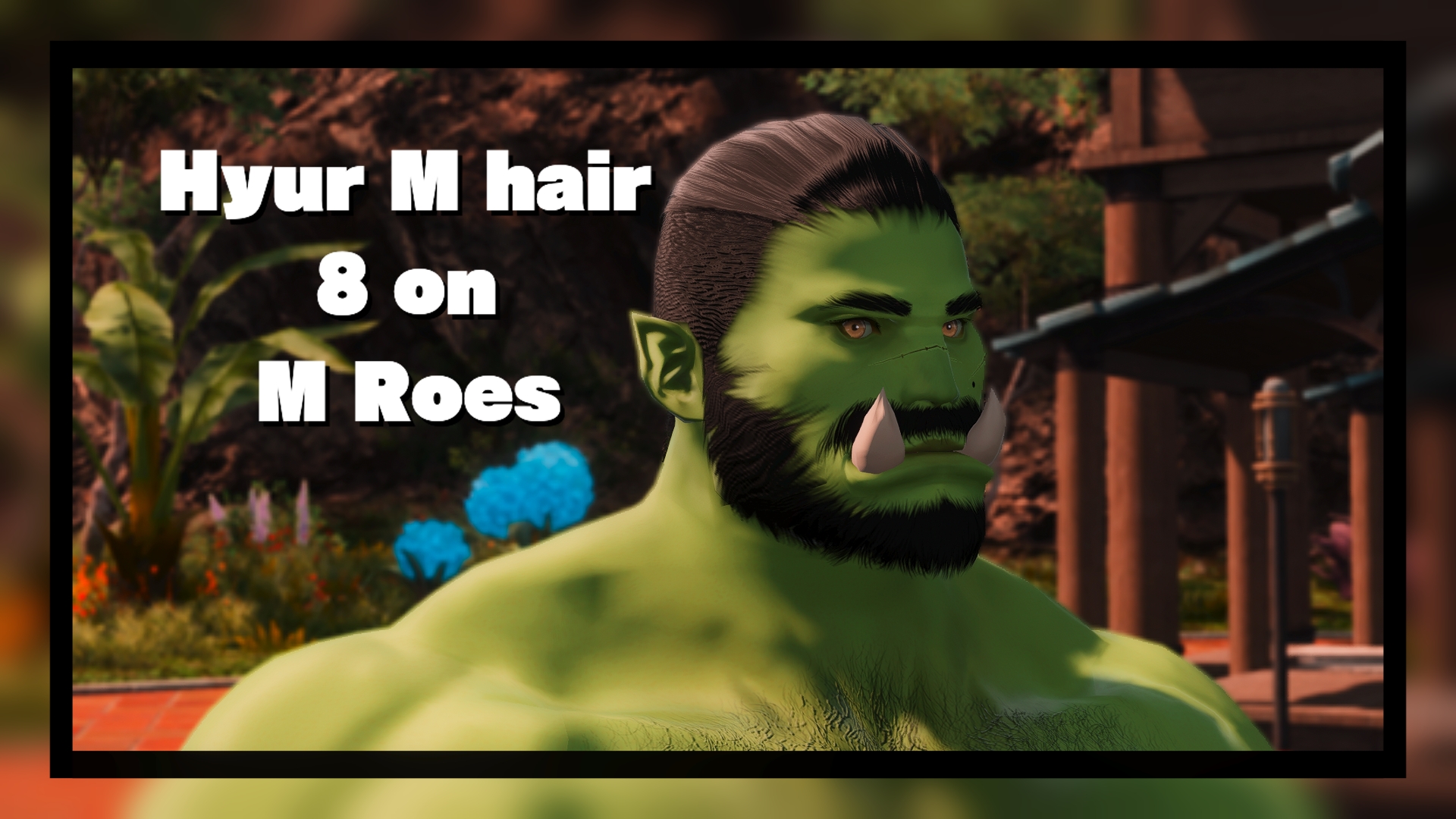 Ilberd hair for Male Roegadyn | XIV Mod Archive