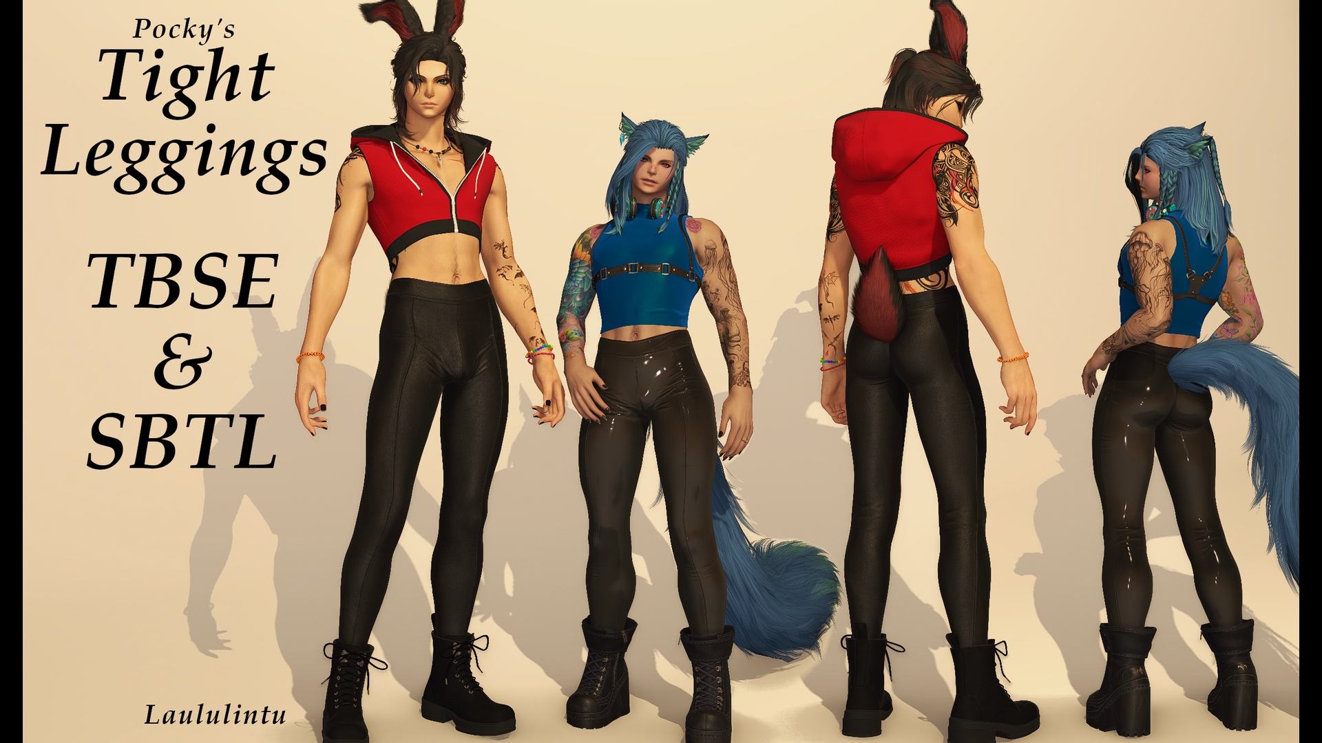 Pocky's Tight Leggings TBSE + SBTL | XIV Mod Archive