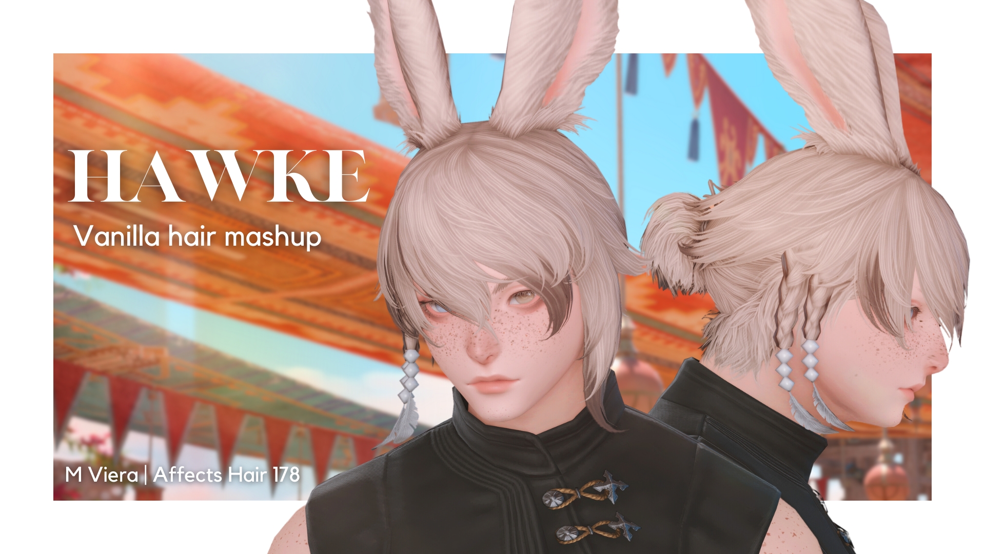Hawke Hair Mashup for M Viera | XIV Mod Archive