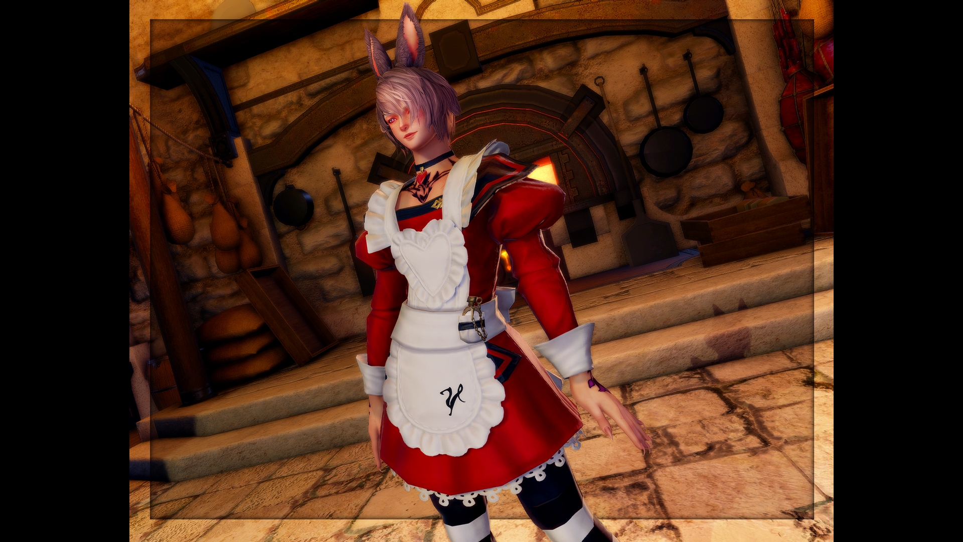 Valentione Apron Dress for SBTL | XIV Mod Archive
