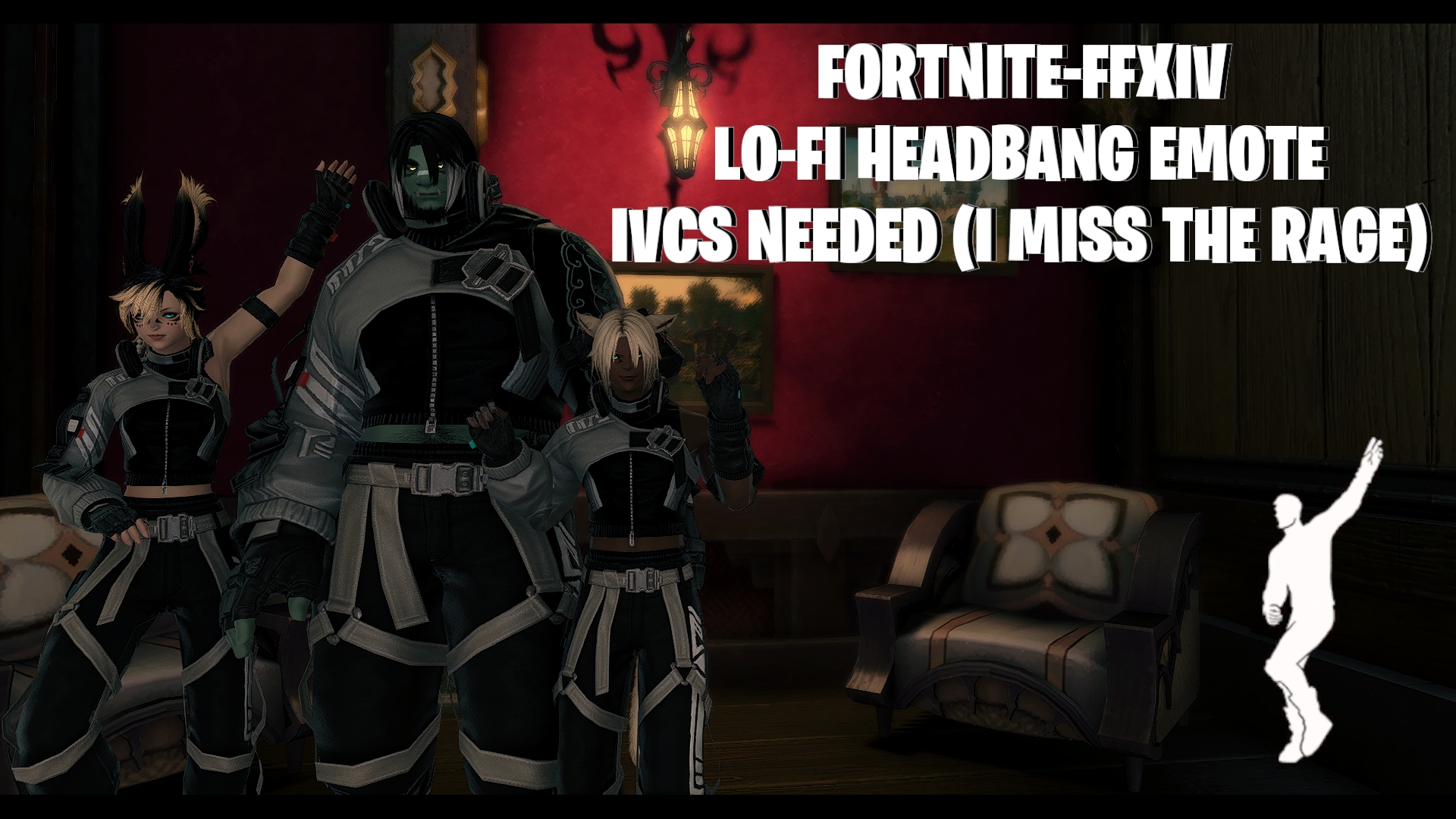 Fortnite's Lofi Headbang Emote Port | XIV Mod Archive