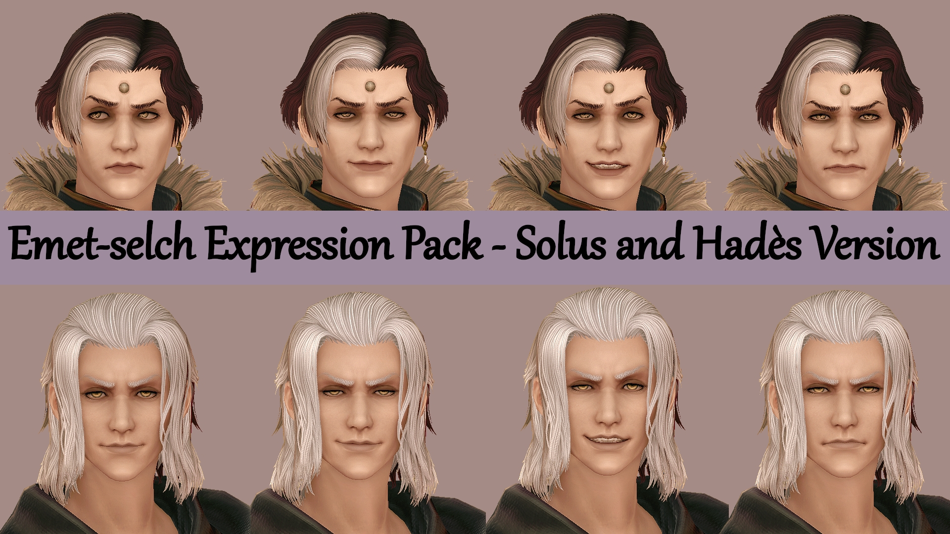 Emet-Selch Expression Pack DT edition | XIV Mod Archive